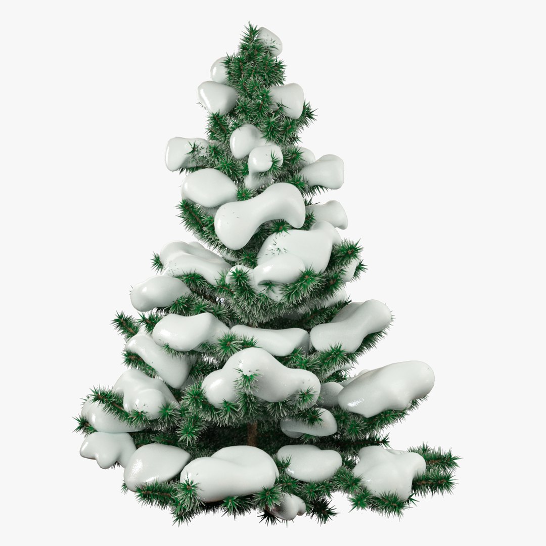 Snow Fir Tree 3d Max