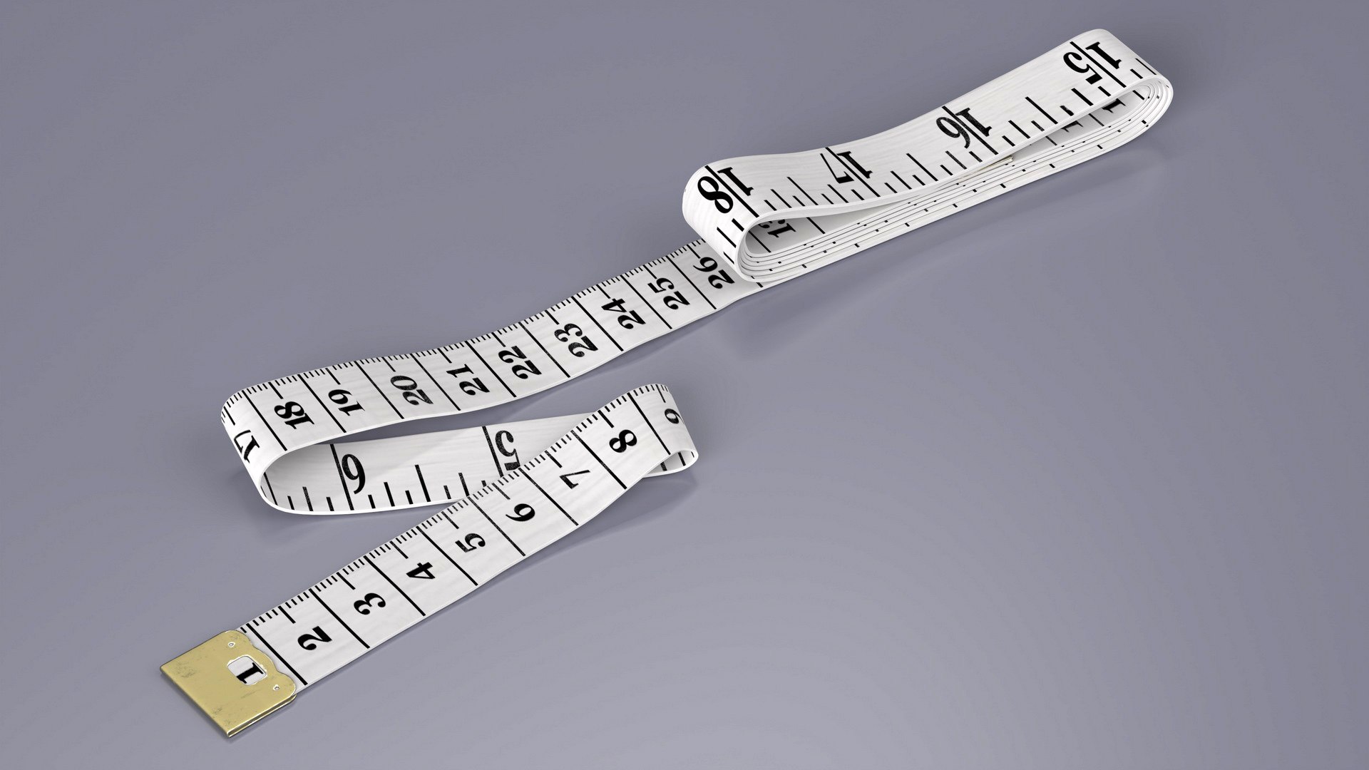 3D Tailor Measuring Tape Model - TurboSquid 2198740