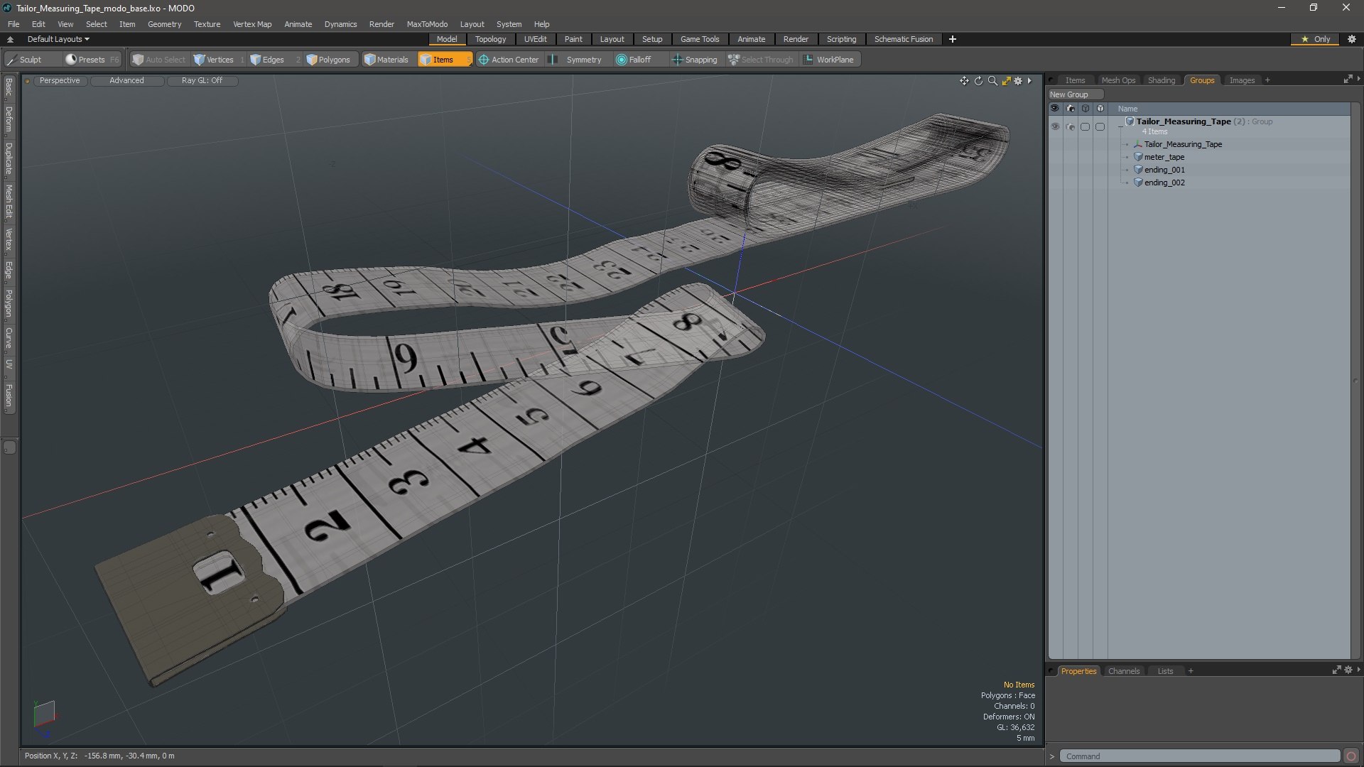 3D Tailor Measuring Tape Model - TurboSquid 2198740