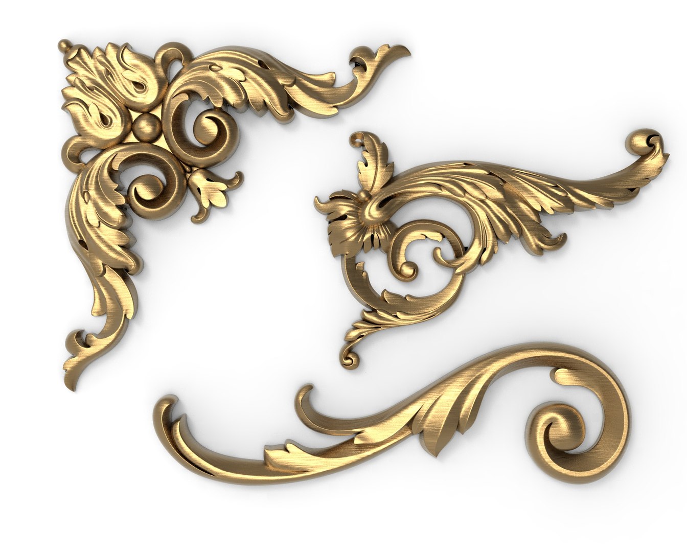 Acanthus Decorating Interior 3D - TurboSquid 1363909