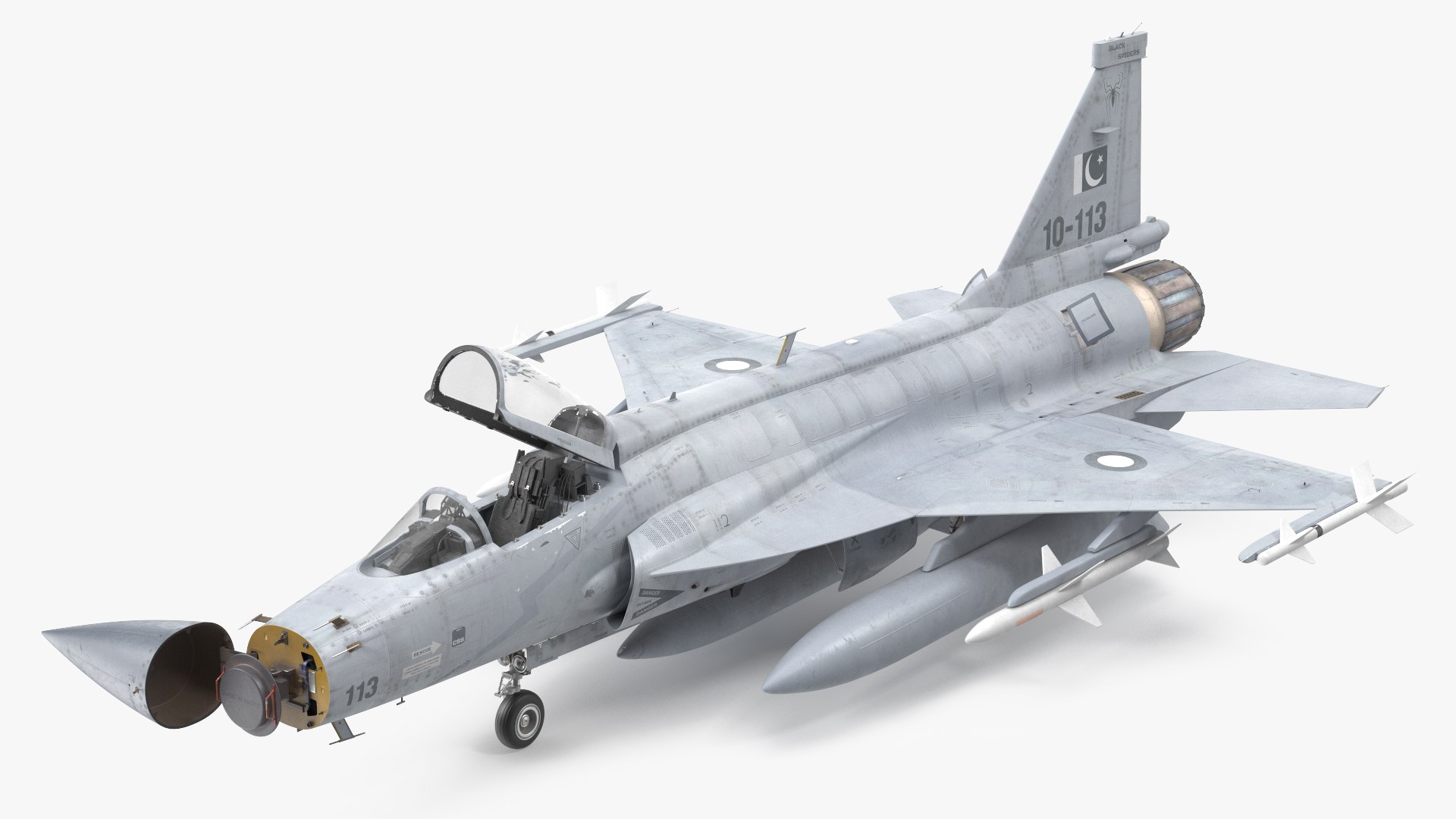 PAC JF-17 Thunder Pakistan Air Force with Armament 3D - TurboSquid 1792938