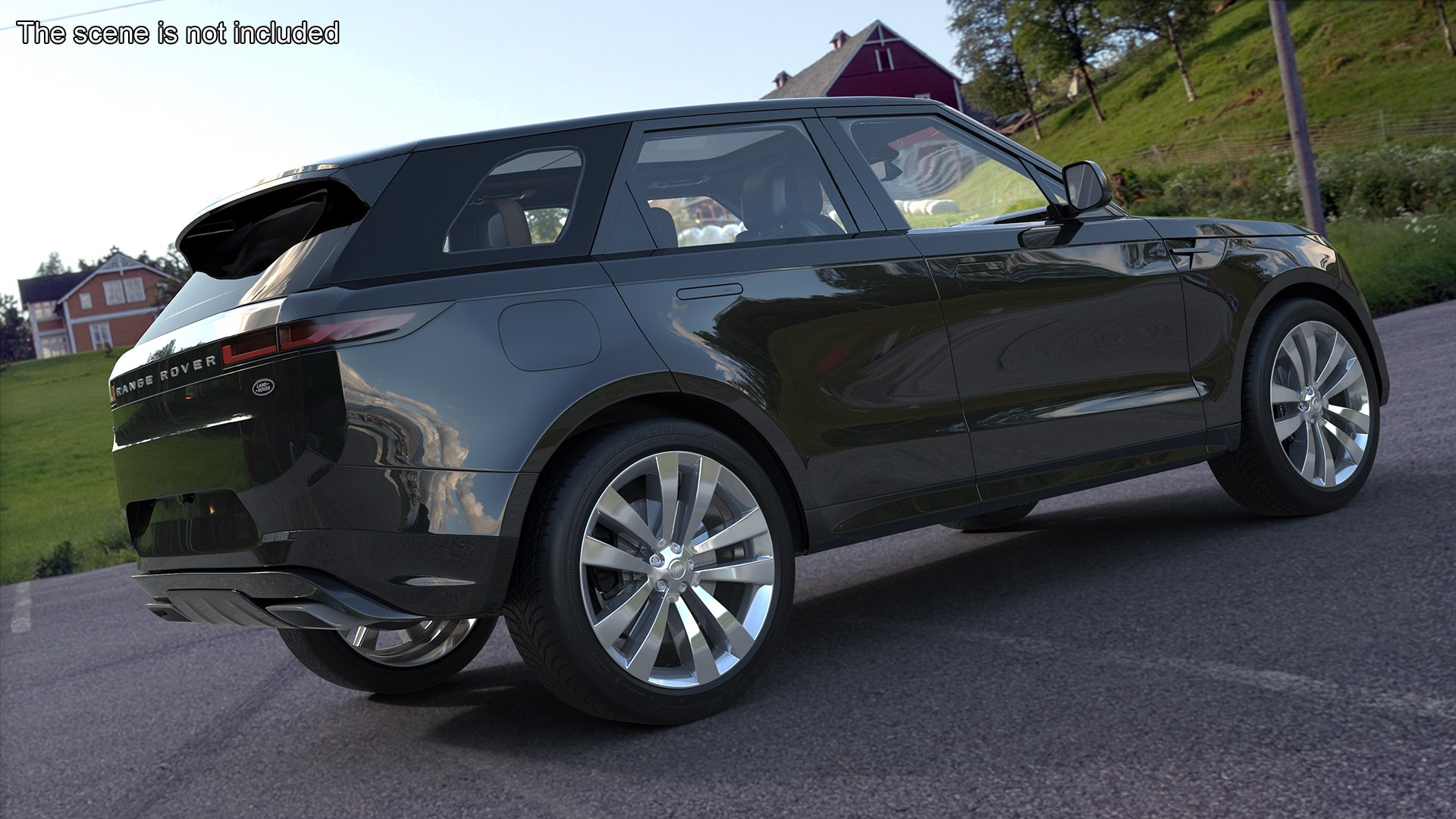 3D 2023 Range Rover Sport Black - TurboSquid 2384565