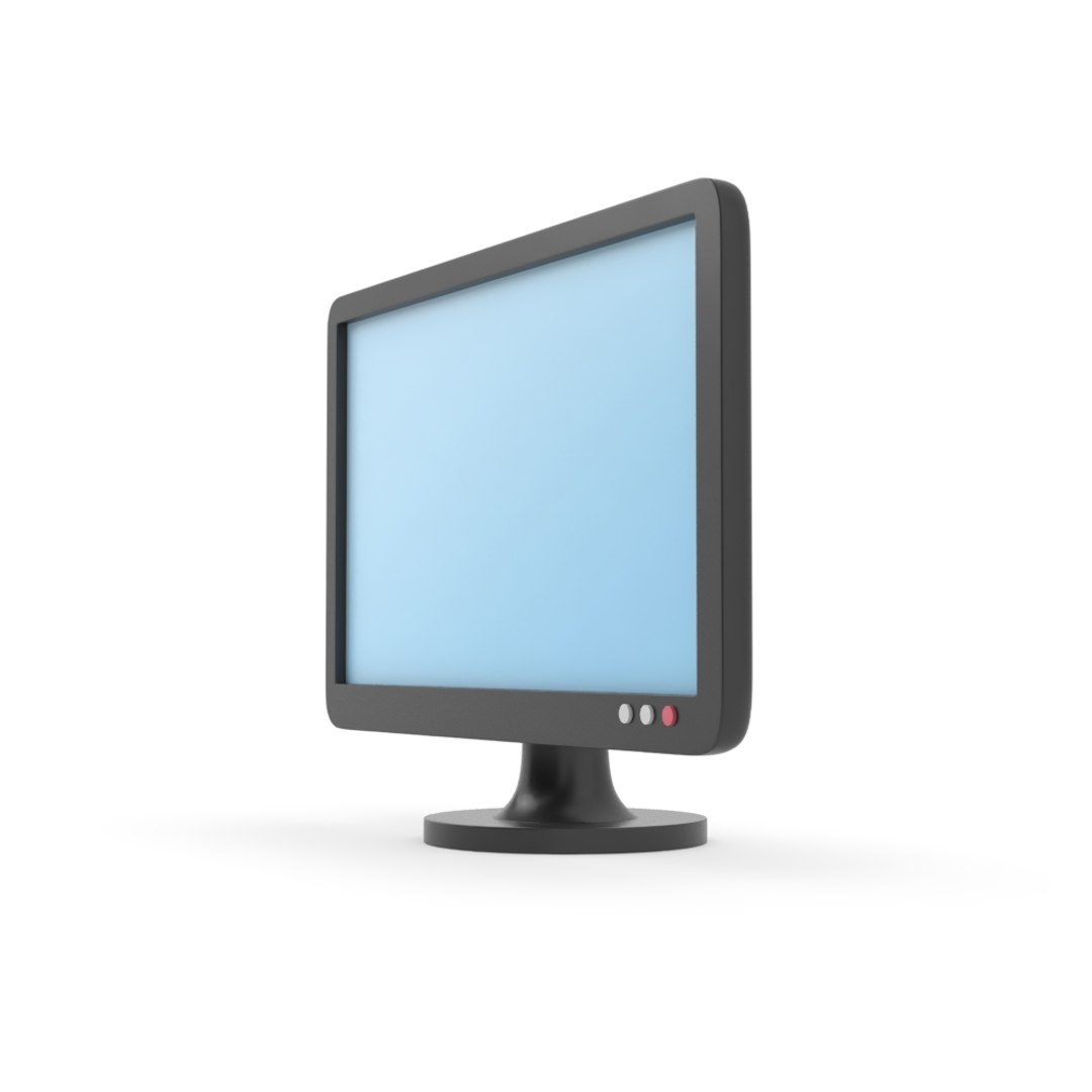 Simple Tv Screen Monitor 3D Model - TurboSquid 1383004