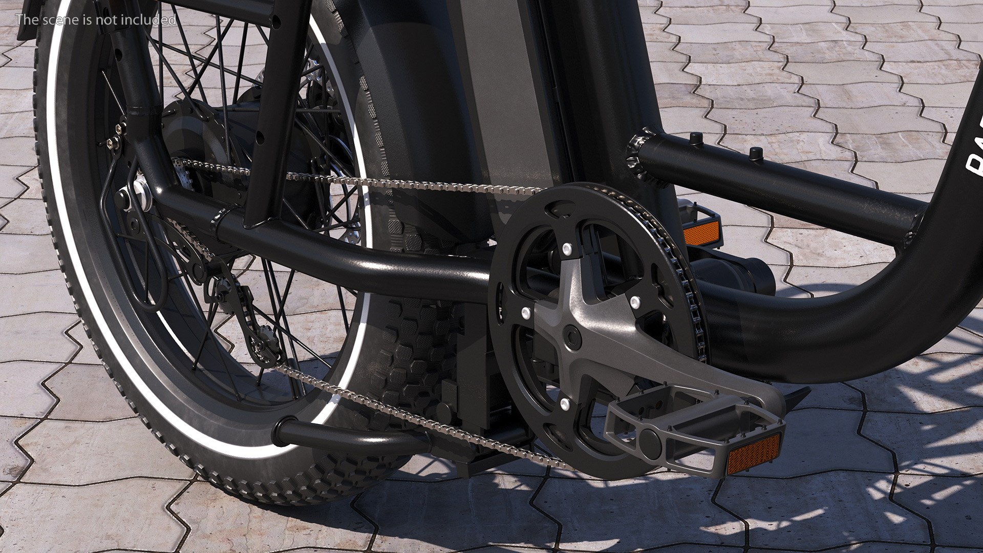 Electric Delivery Bike RadRunner Black Rigged For Maya 3D Model ...
