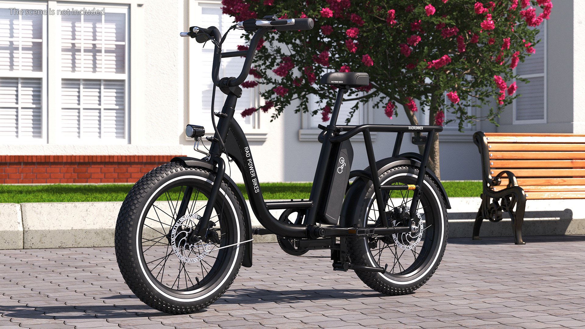 Electric Delivery Bike RadRunner Black Rigged For Maya 3D Model ...