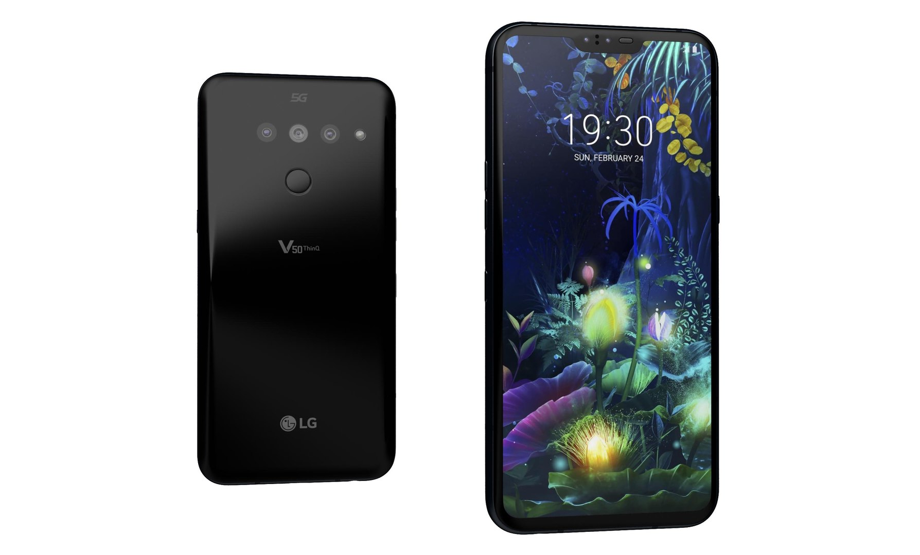 LG V50 ThinQ 5G 3D Model - TurboSquid 2074101