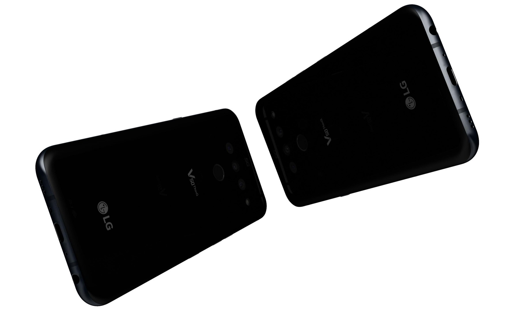 LG V50 ThinQ 5G 3D Model - TurboSquid 2074101