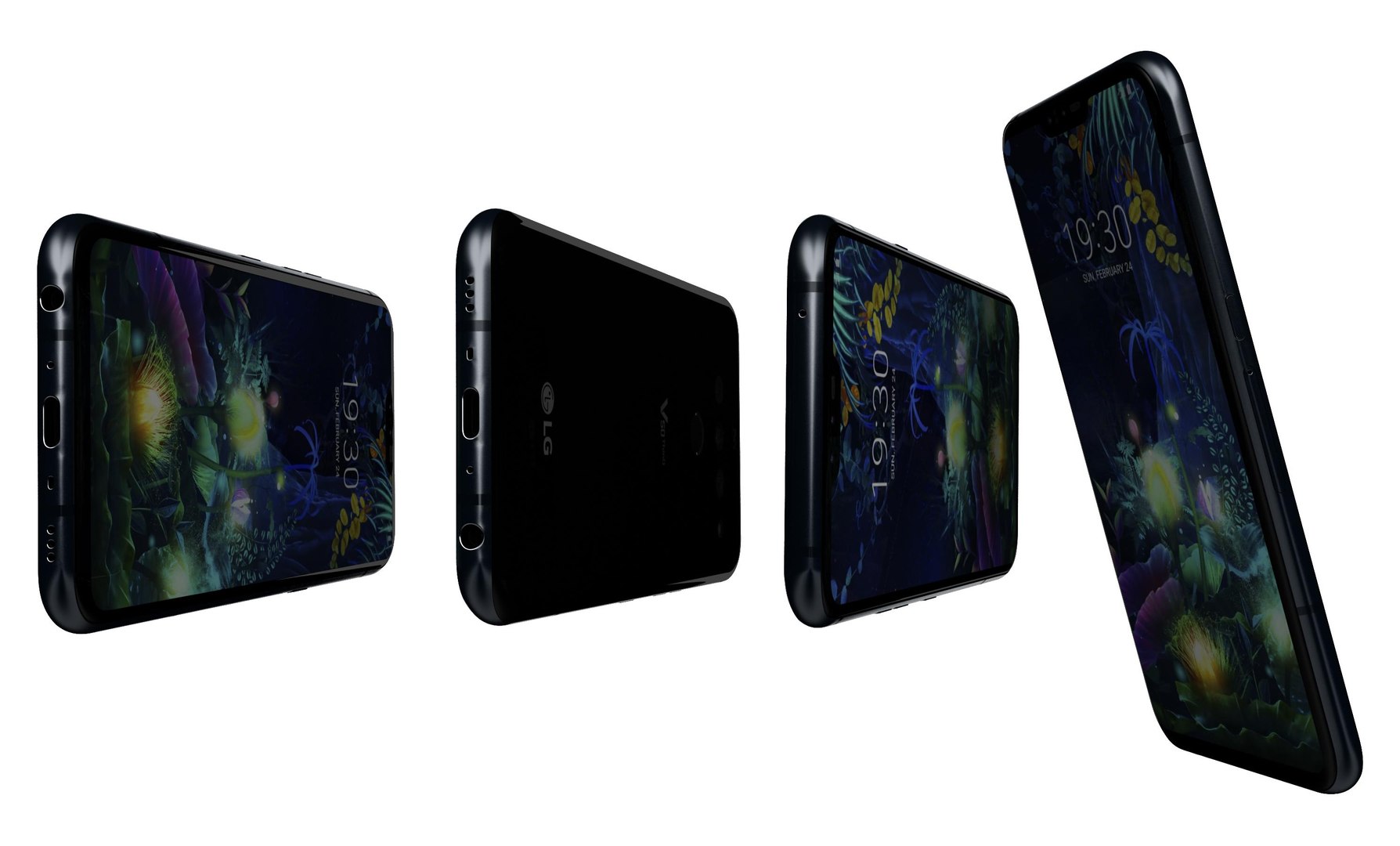 LG V50 ThinQ 5G 3D Model - TurboSquid 2074101
