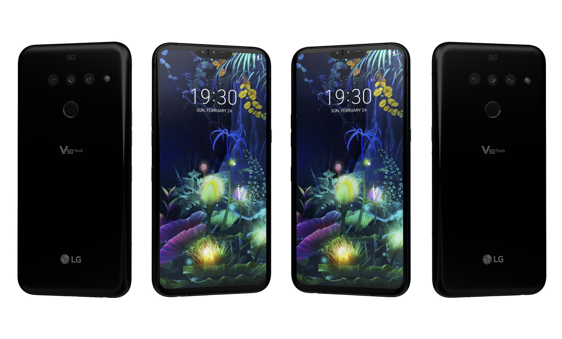 LG V50 ThinQ 5G 3D Model - TurboSquid 2074101