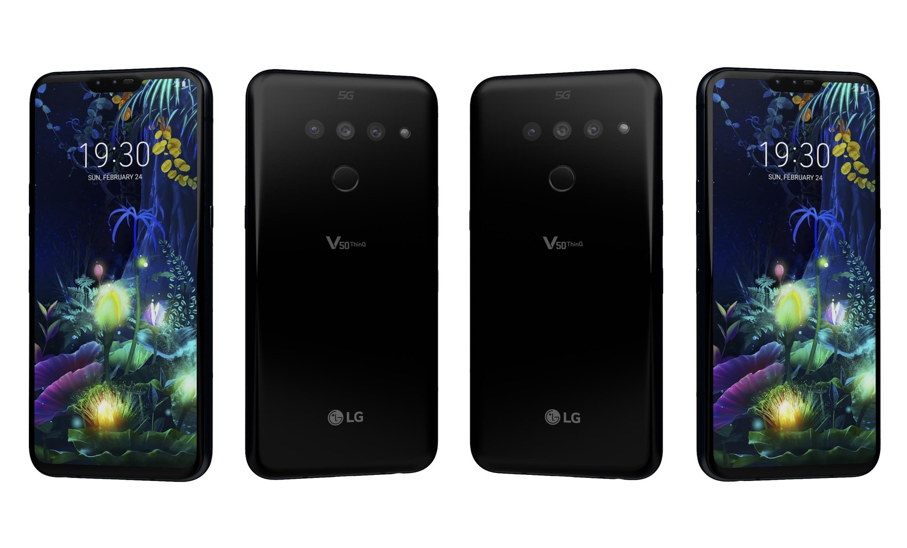 LG V50 ThinQ 5G 3D Model - TurboSquid 2074101