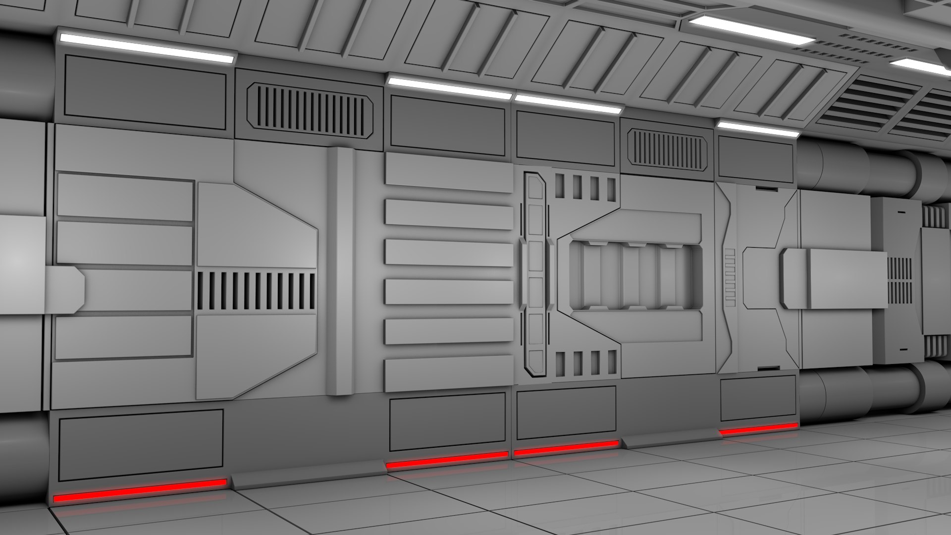 Sci Fi Room 3D Model - TurboSquid 2042211