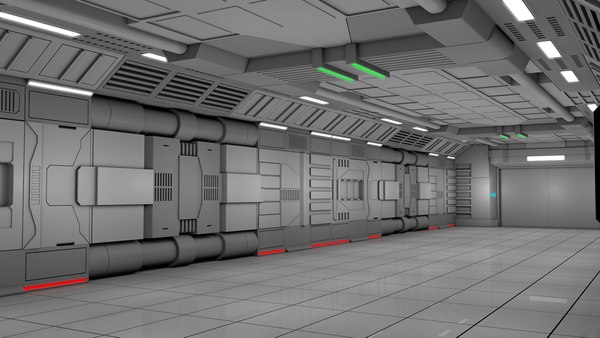 modelo 3d Sci Fi Room - TurboSquid 2042211