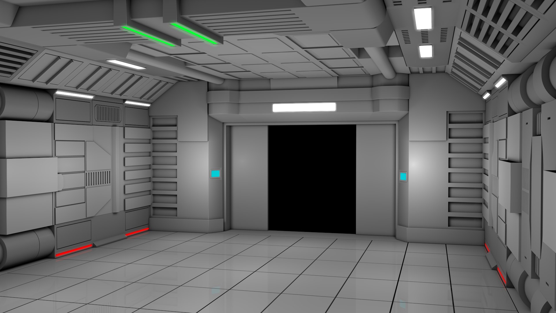 Sci Fi Room 3D Model - TurboSquid 2042211