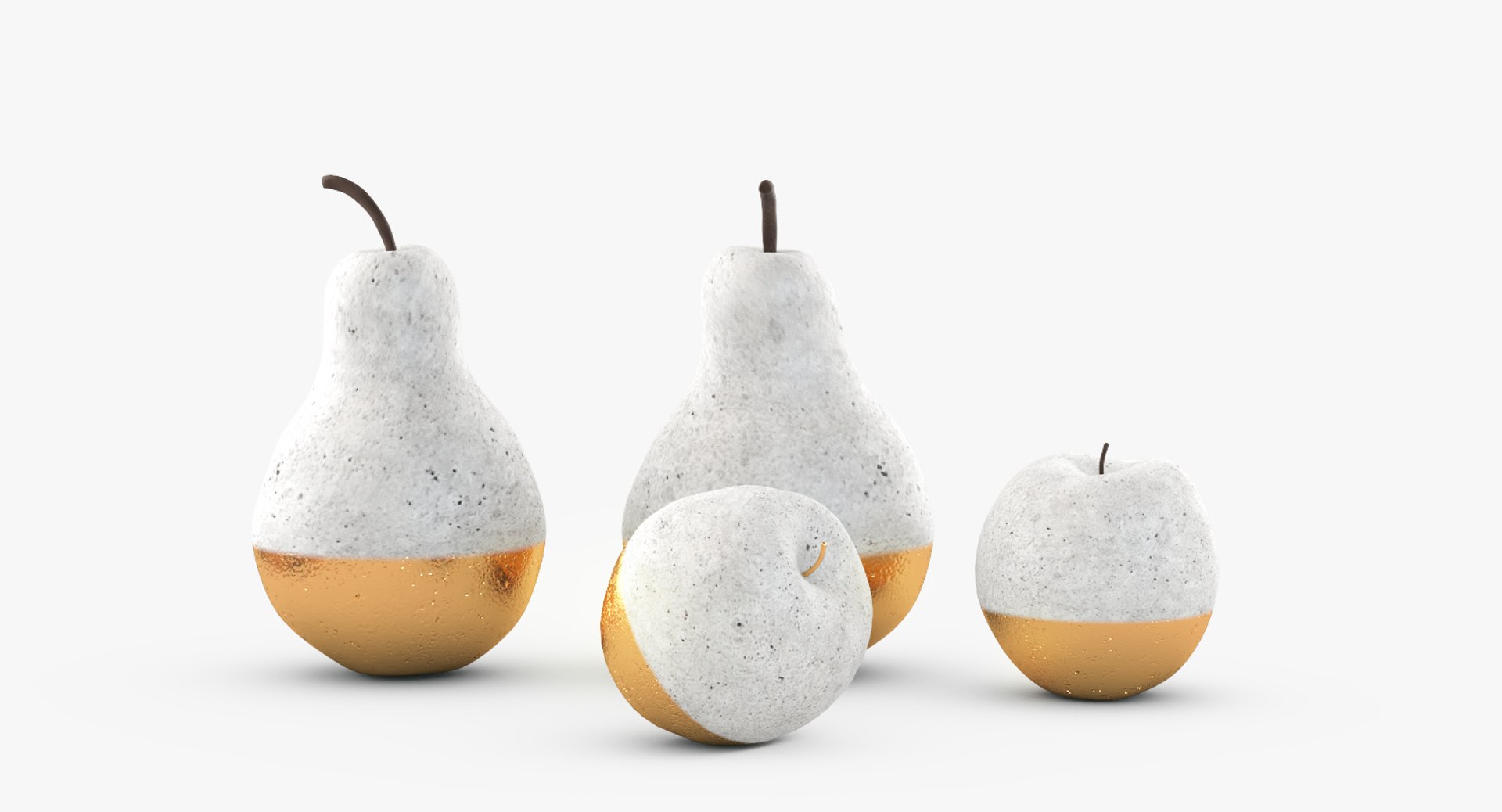 Concrete Fruit Model - TurboSquid 1238615