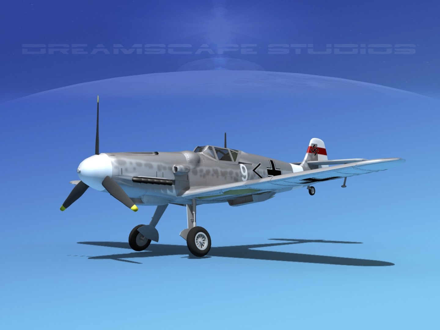 max messerschmitt bf-109 fighter
