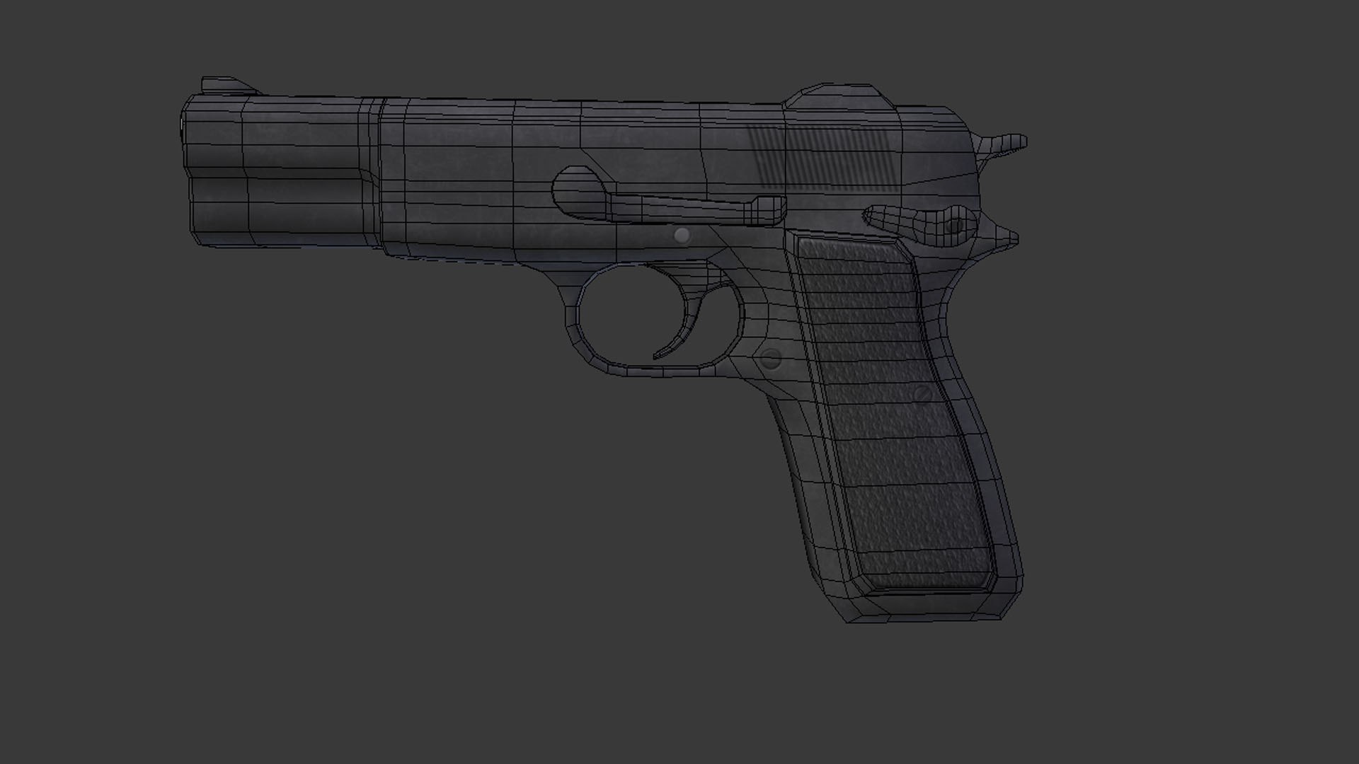 3D Ready Browning Hi Power Model - TurboSquid 1211218