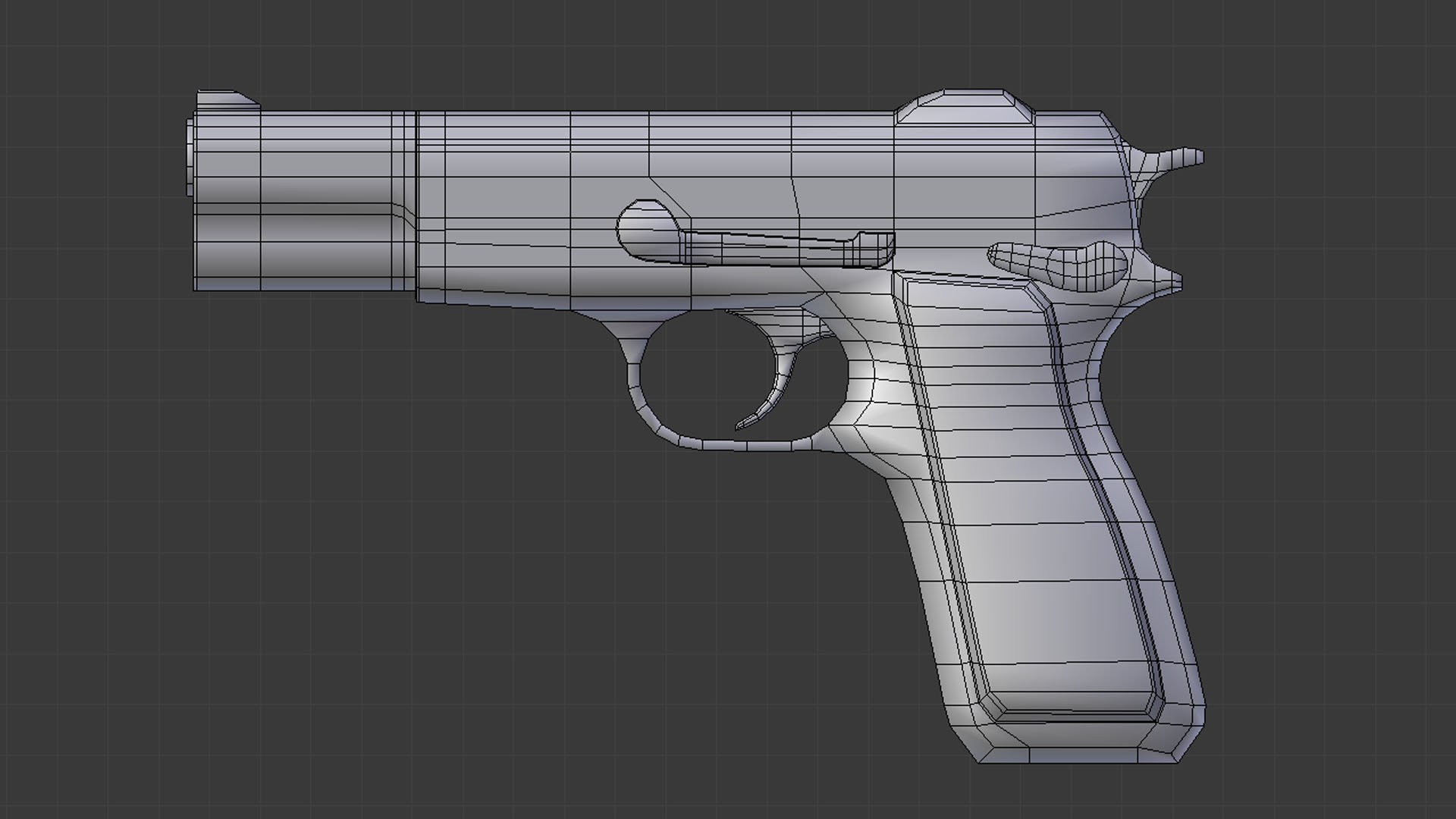 3D Ready Browning Hi Power Model - TurboSquid 1211218