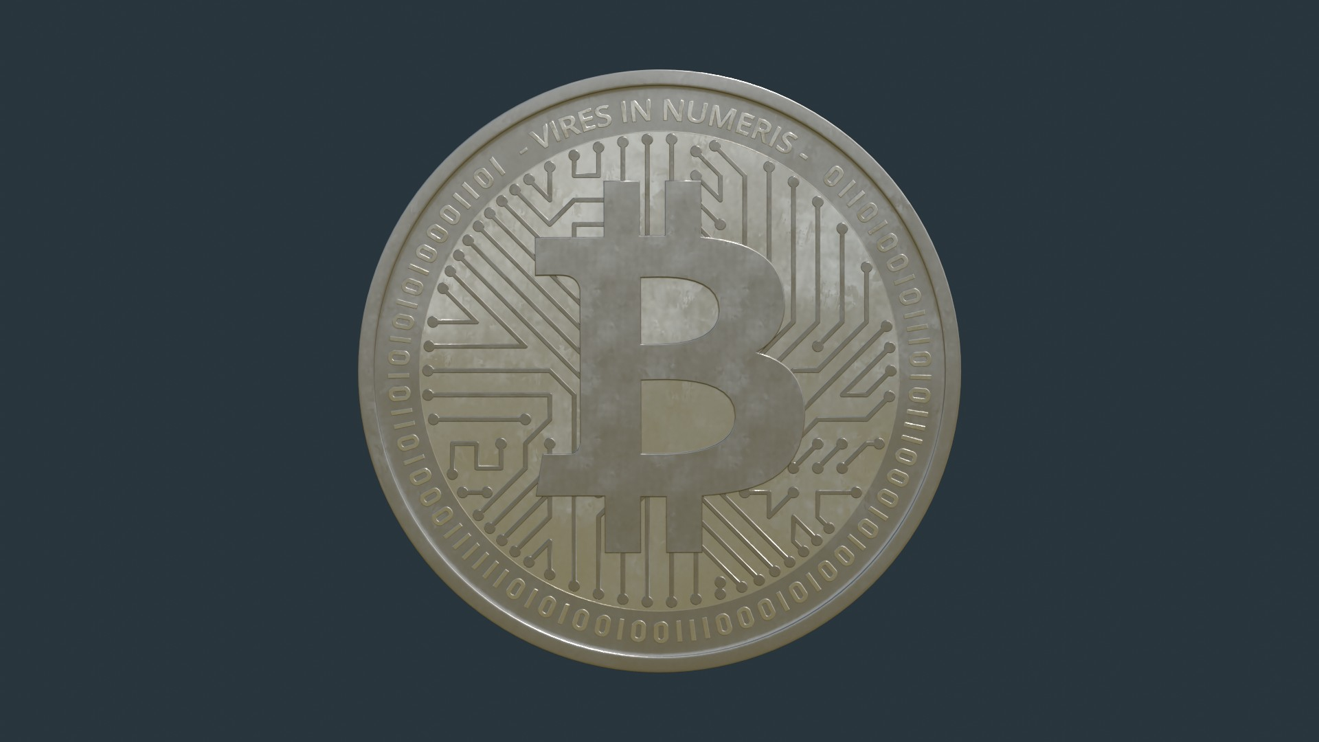 modelo 3d Bitcoin BTC - Moneda de criptomoneda - TurboSquid 1765273