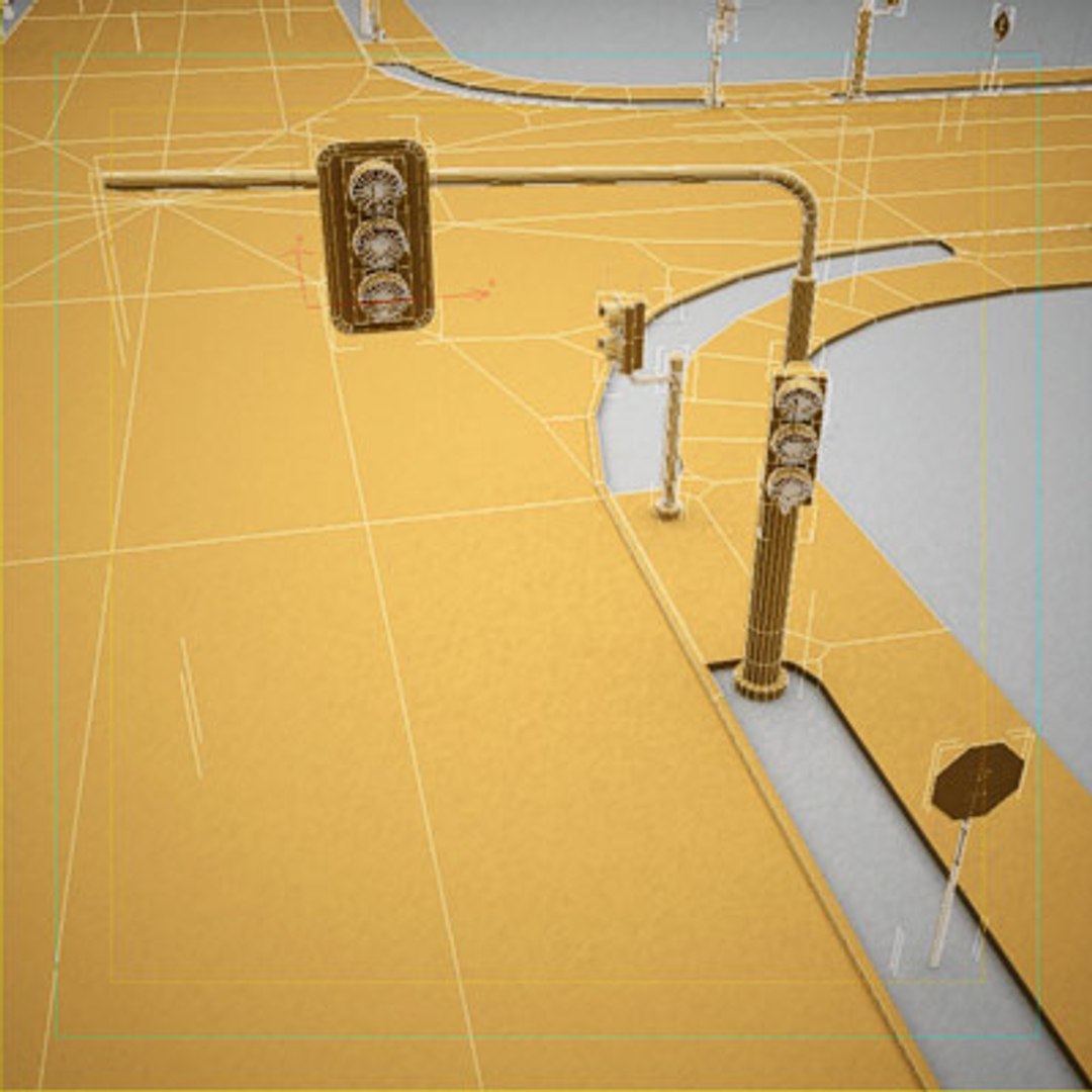 Lights Scene 3d Model