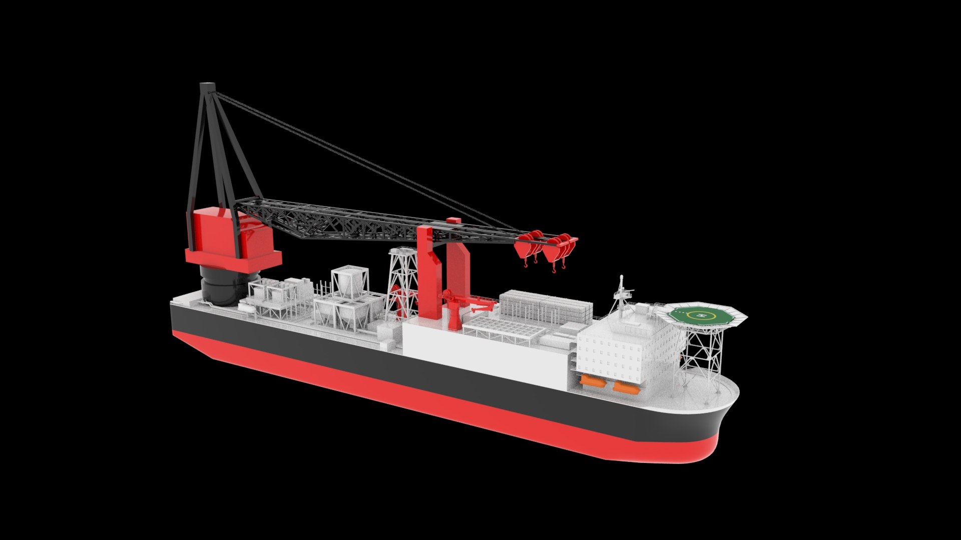 Vessel DLS 4200 3D model model - TurboSquid 2148635