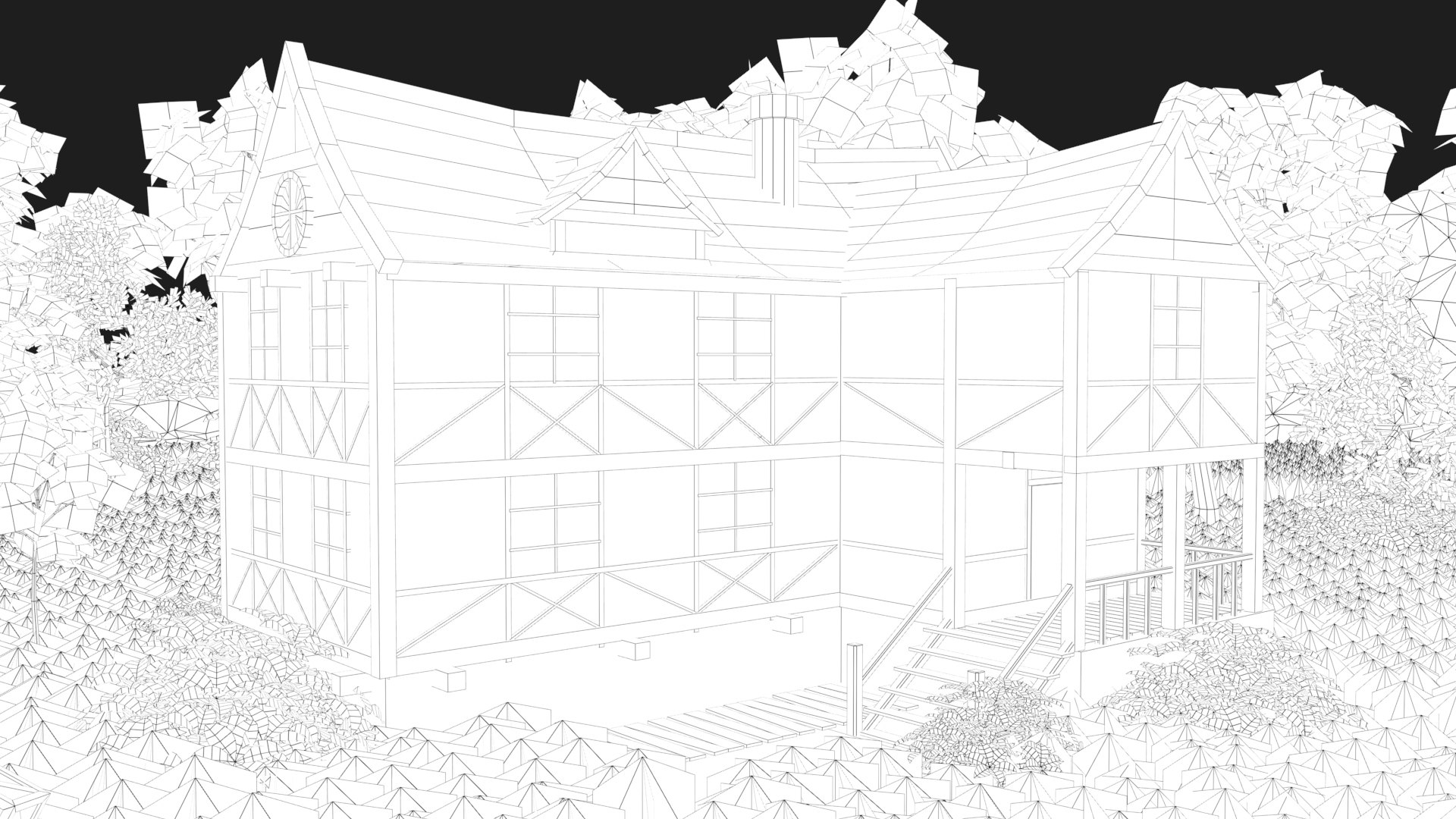 Free 3D Fantasy House Scene - TurboSquid 1772487