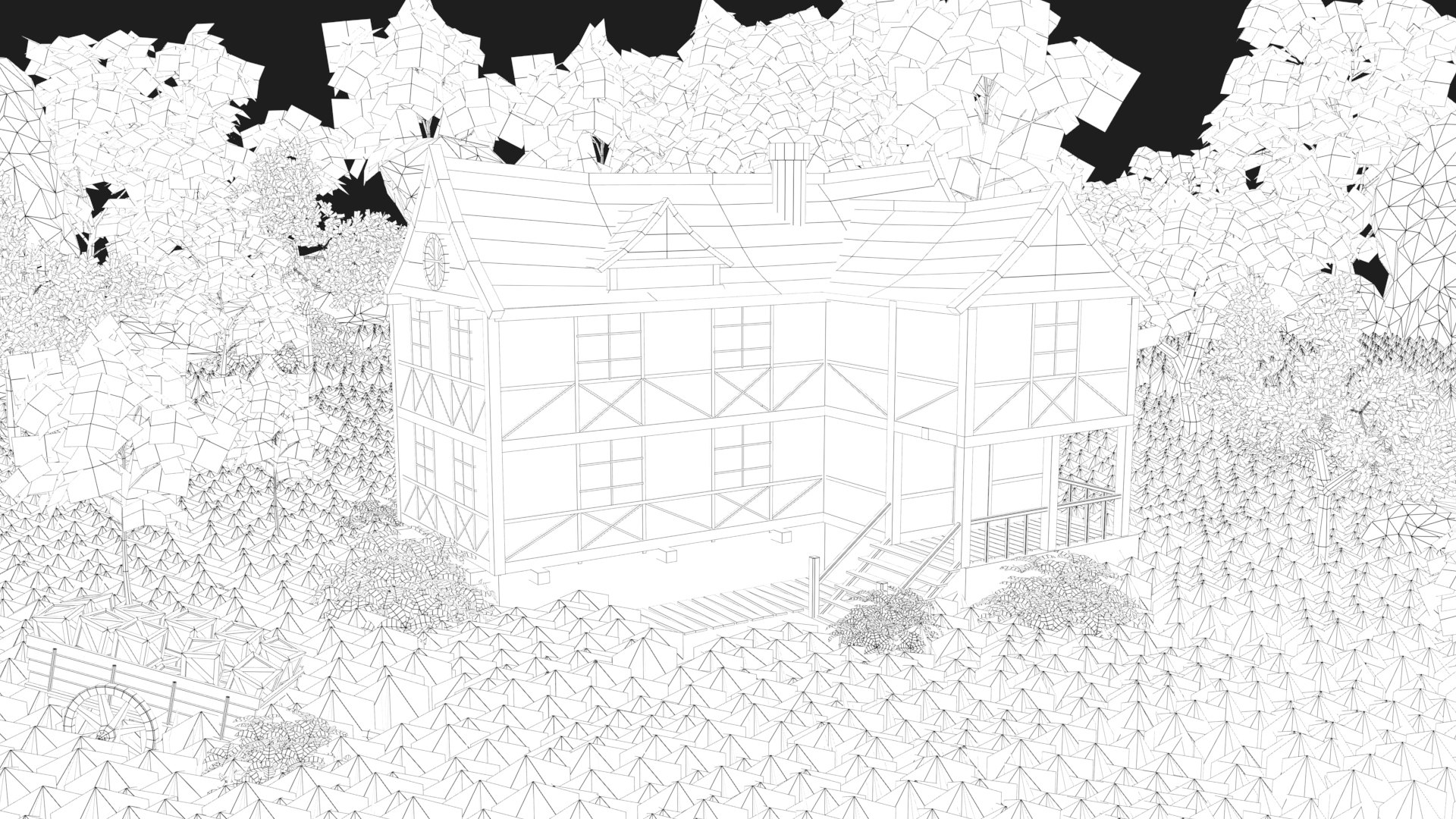 Free 3D Fantasy House Scene - TurboSquid 1772487
