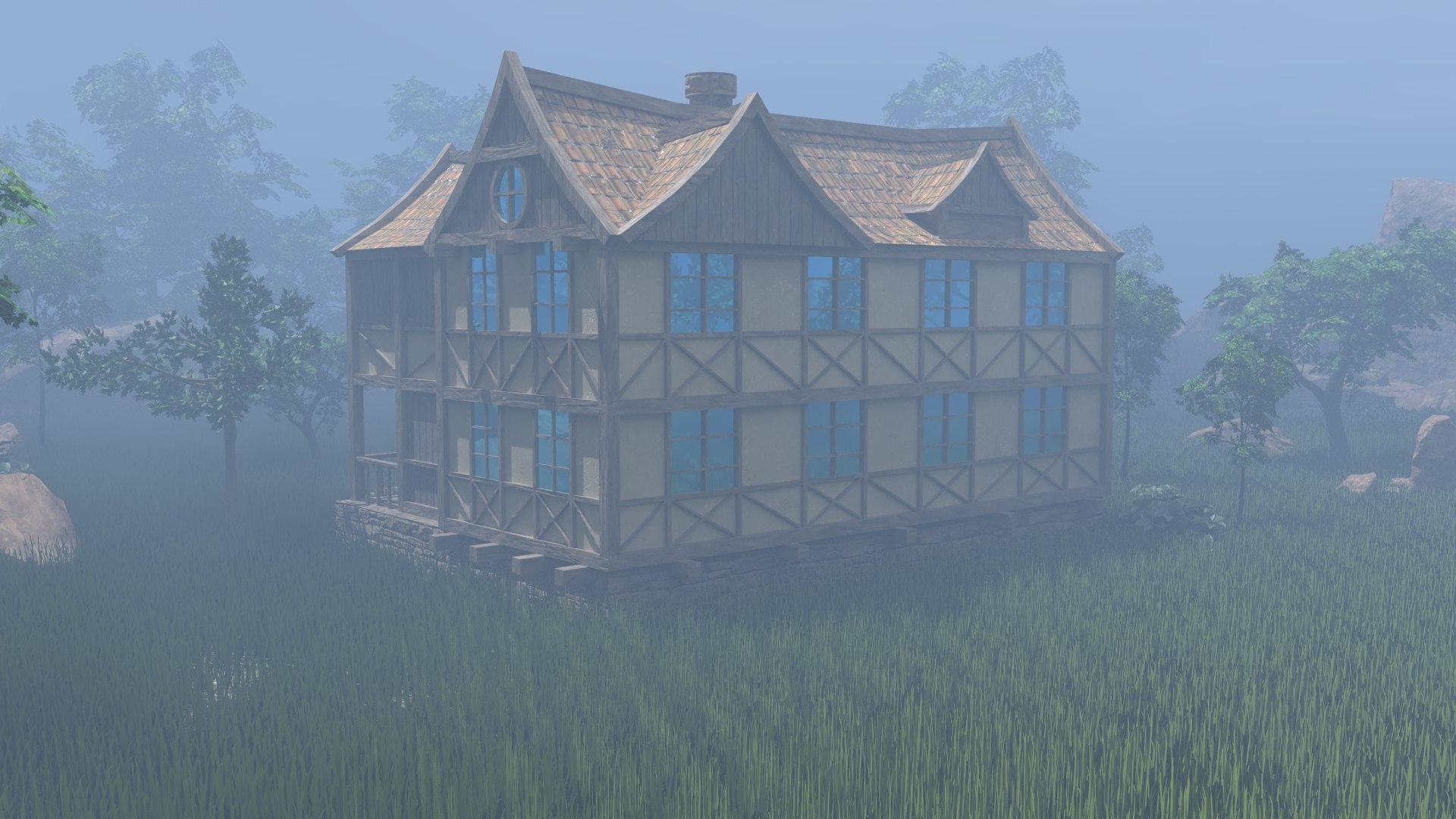 Free 3D Fantasy House Scene - TurboSquid 1772487