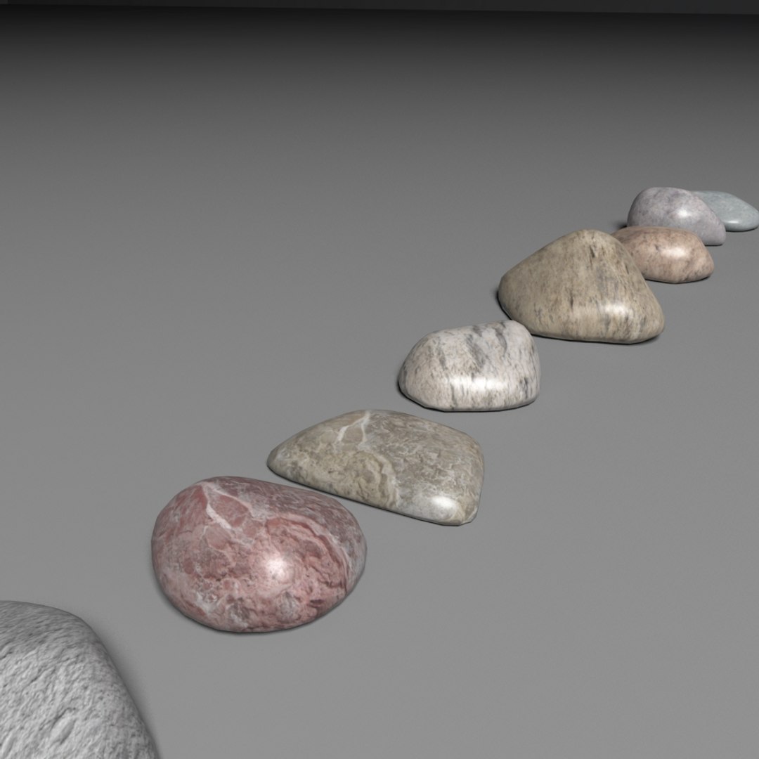 Stone Packs 3d Obj