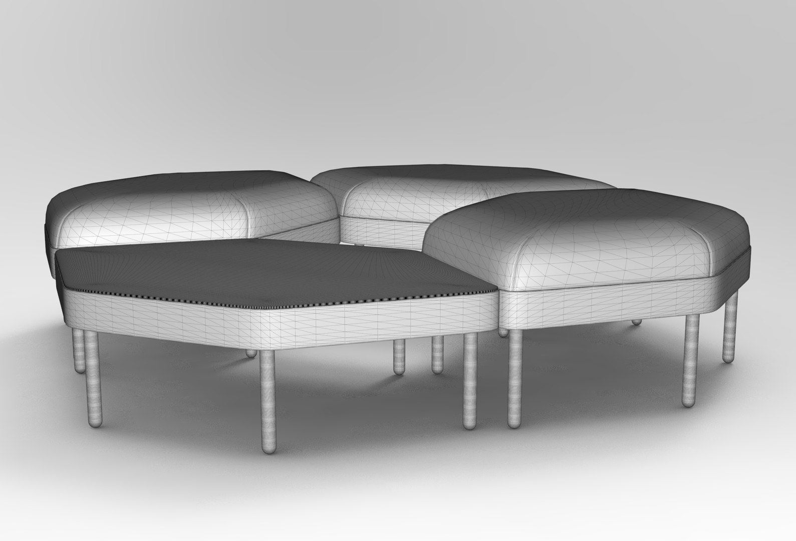 Minto Sofa Model - TurboSquid 2253898
