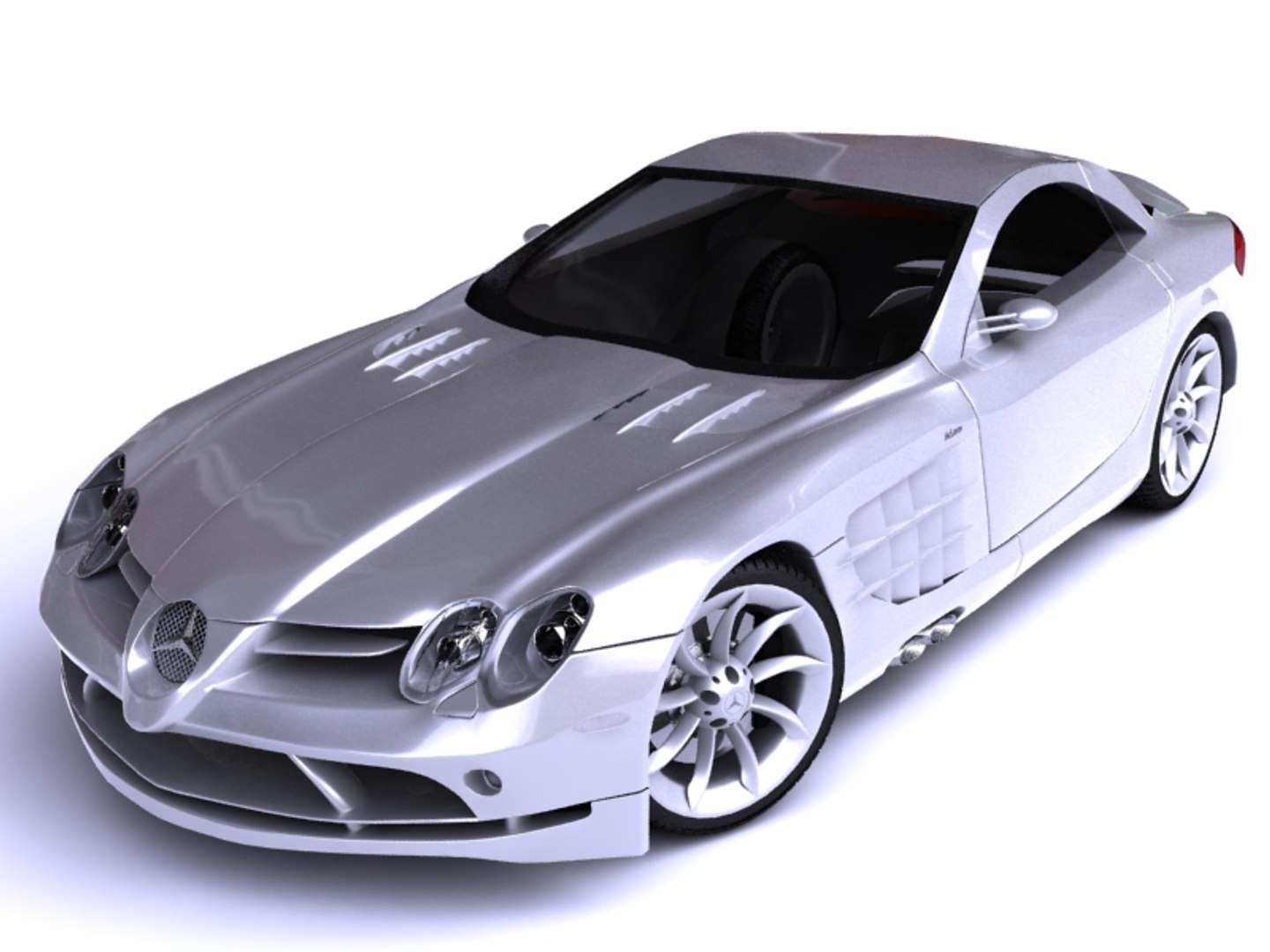 3d model of mercedes slr