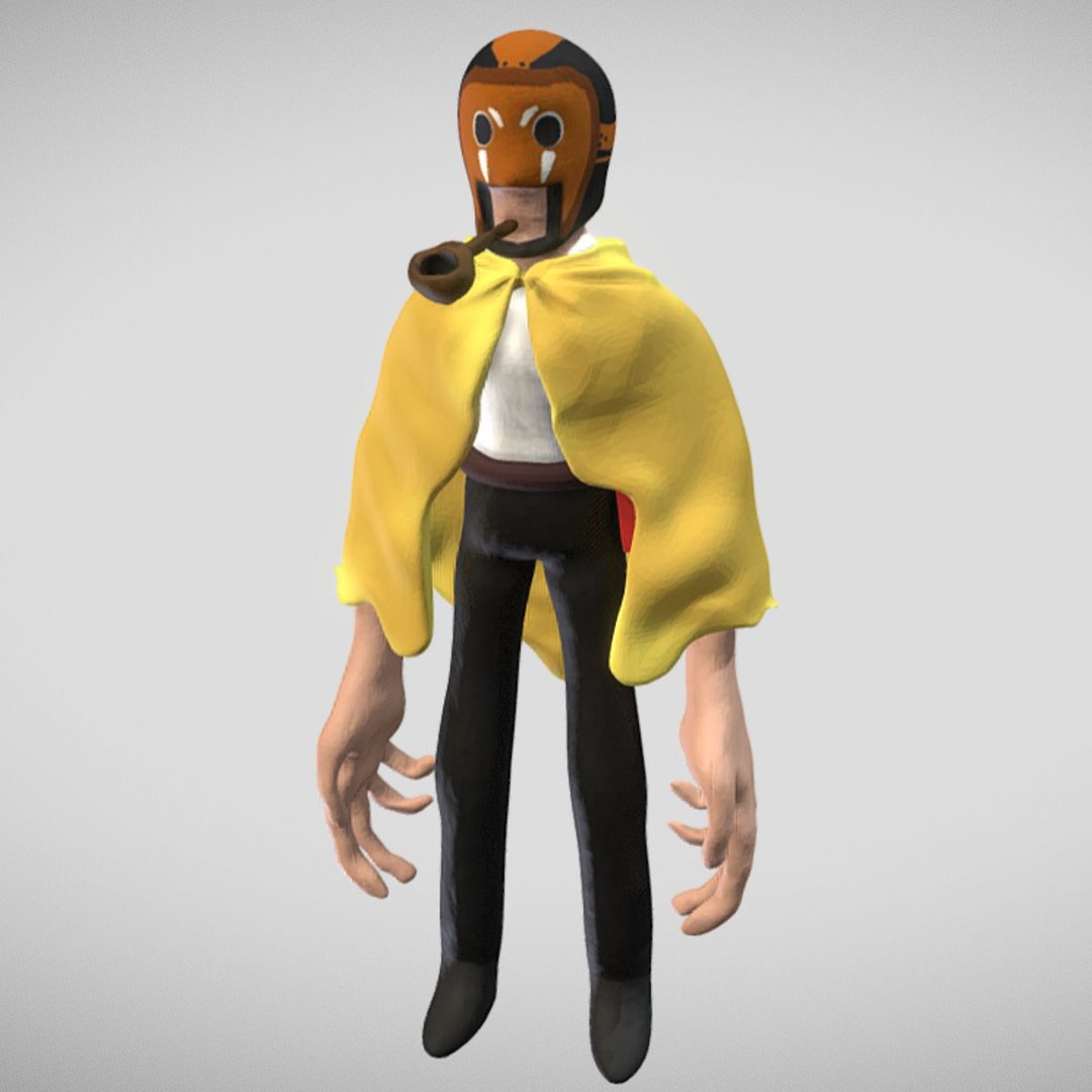 Hero Mask 3D Model - TurboSquid 1539029