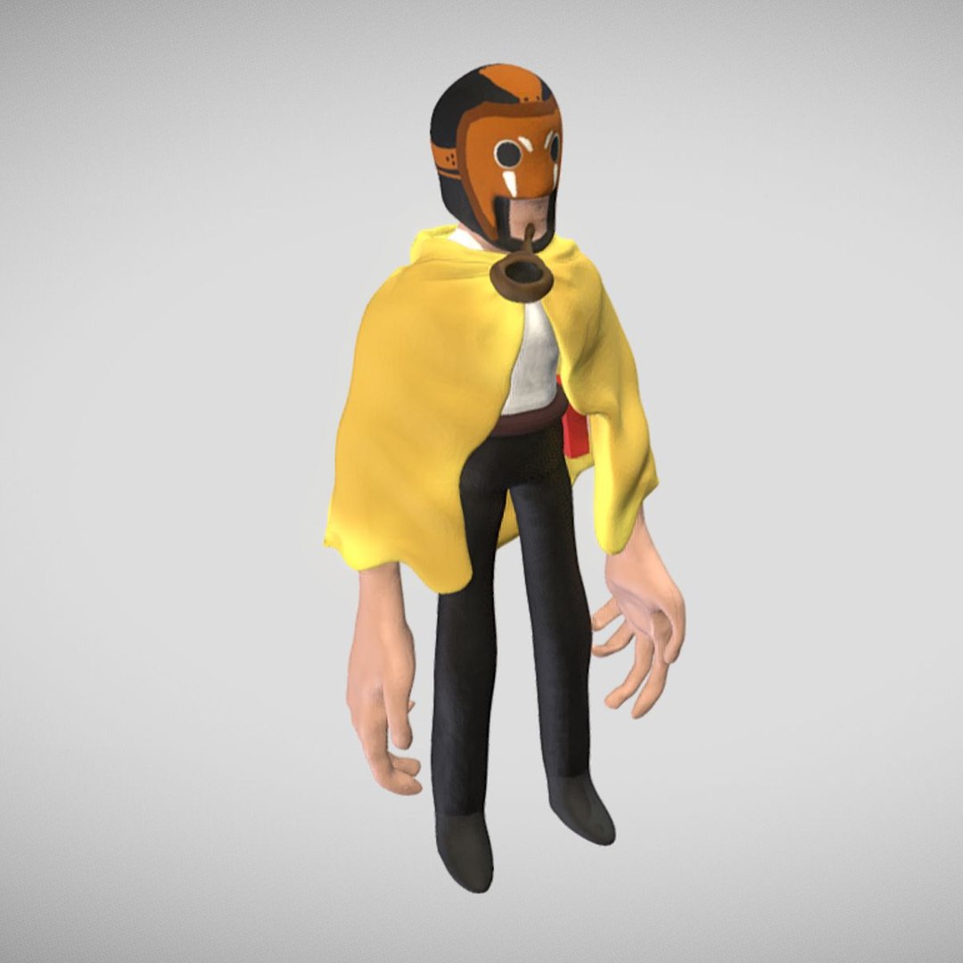 Hero Mask 3D Model - TurboSquid 1539029