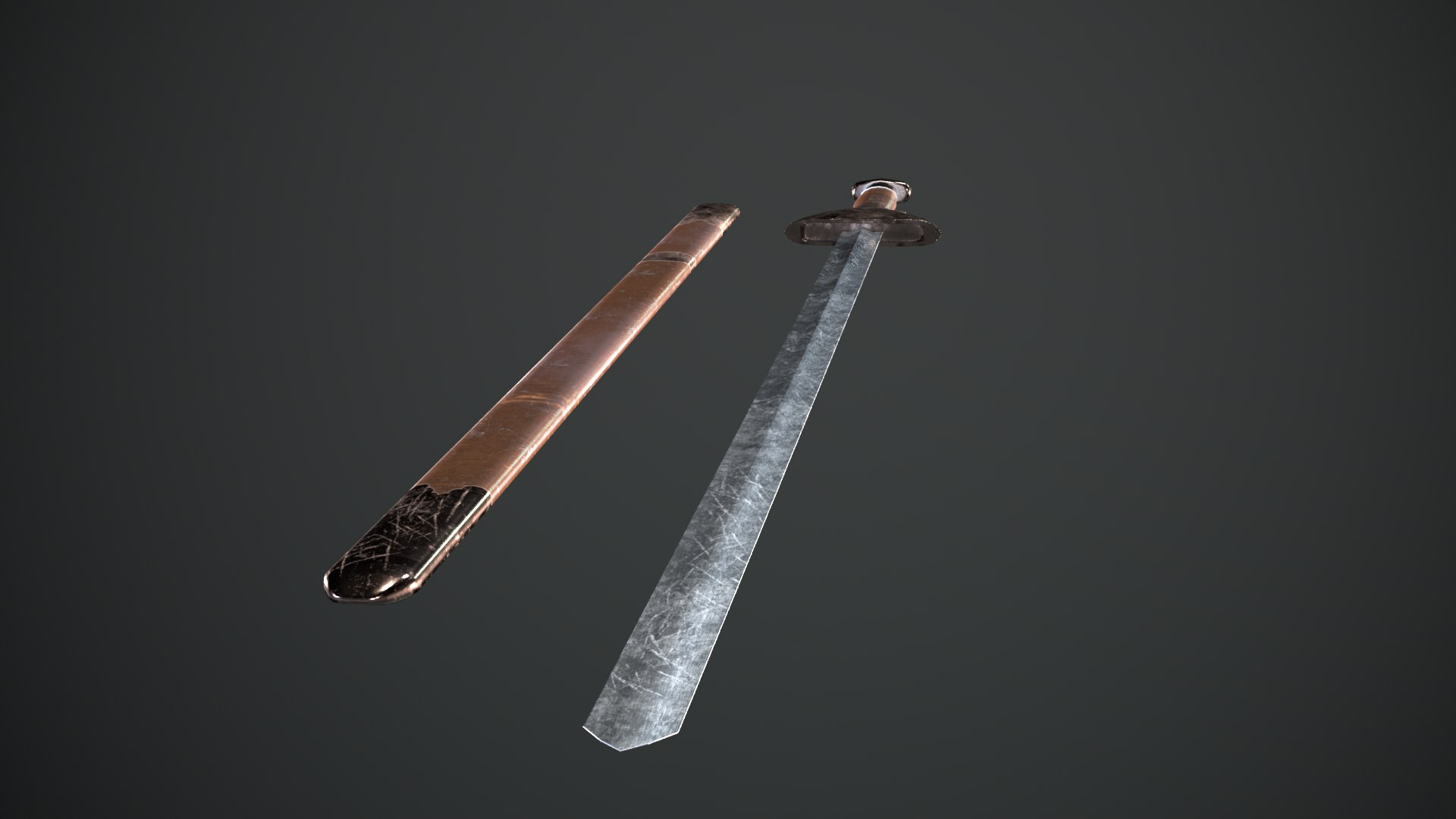 3D Wushu Straightsword Jian Model - TurboSquid 2275203