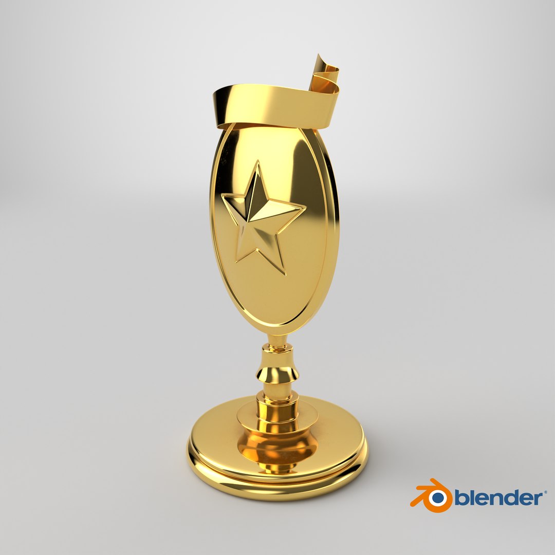 Award Trophy 04 3D Model - TurboSquid 1834885