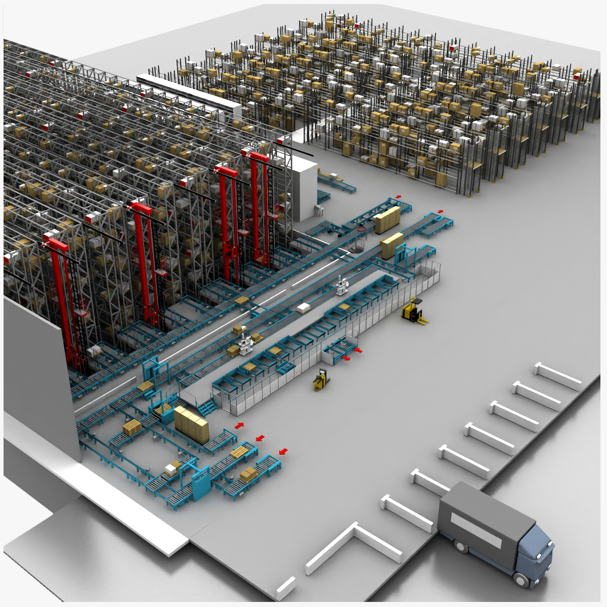 modelo 3d Almacén - TurboSquid 1465247
