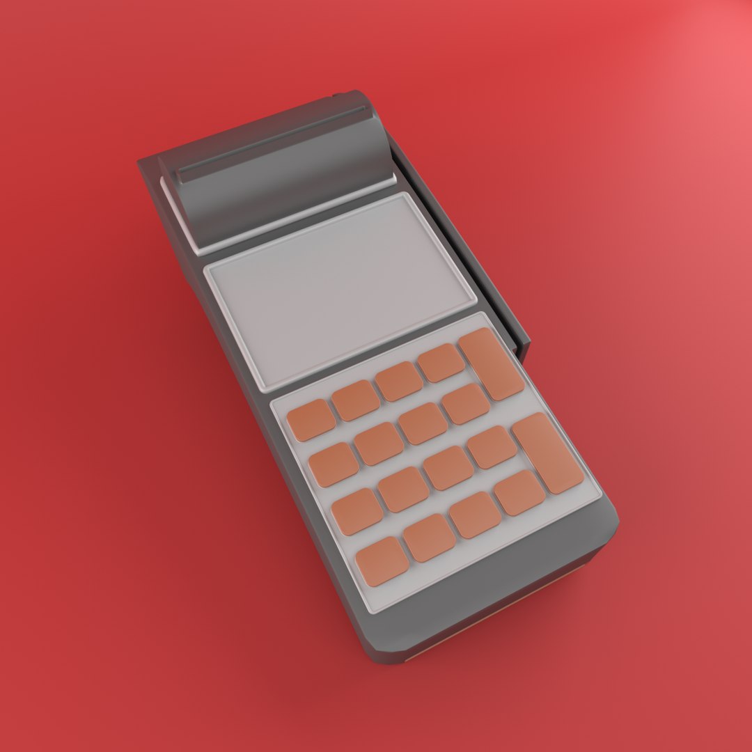 3D Model Pos Machine - TurboSquid 1404459