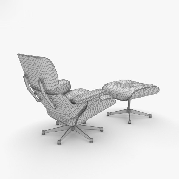 3D eames lounge chair model - TurboSquid 1403267