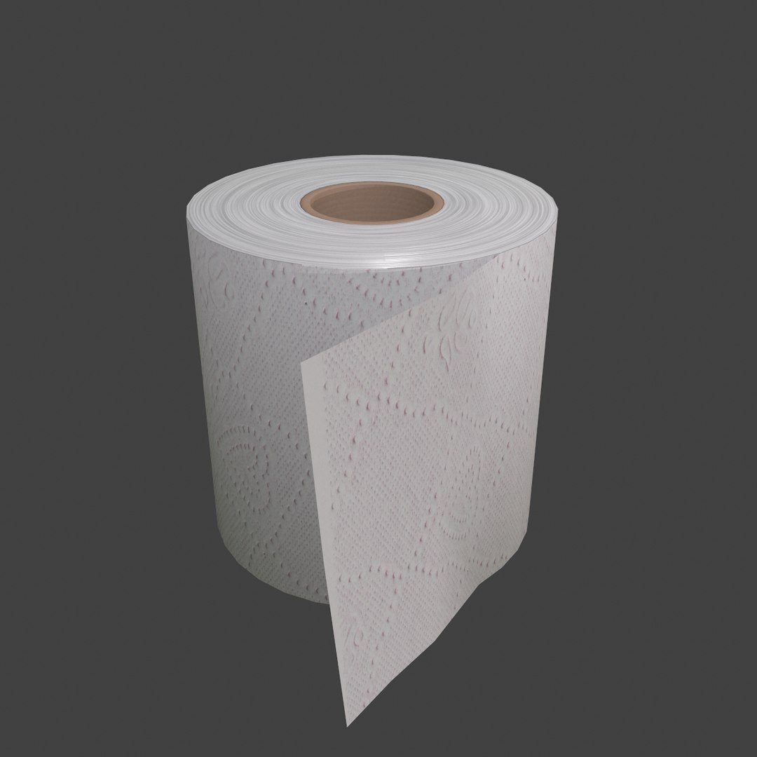 Toilet Paper 3D Model - TurboSquid 1396419