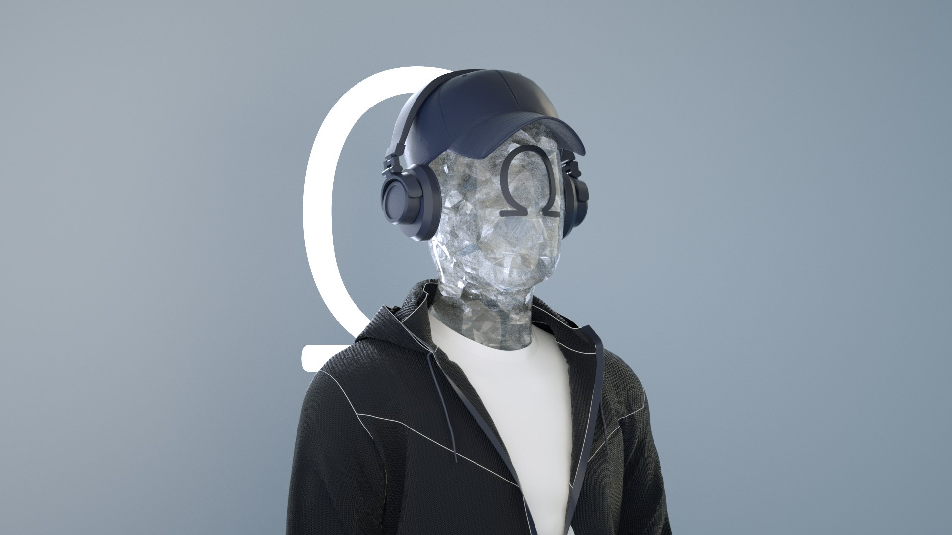 Crystal Male NFT Avatar Crystalline Crystals Alien Energy Elemental Sci ...