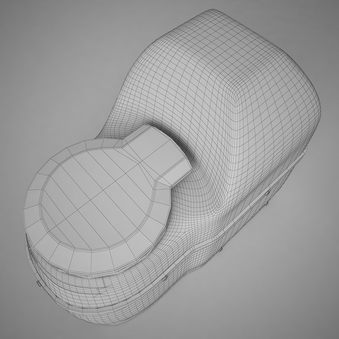3d Compact Composting Toilet Model