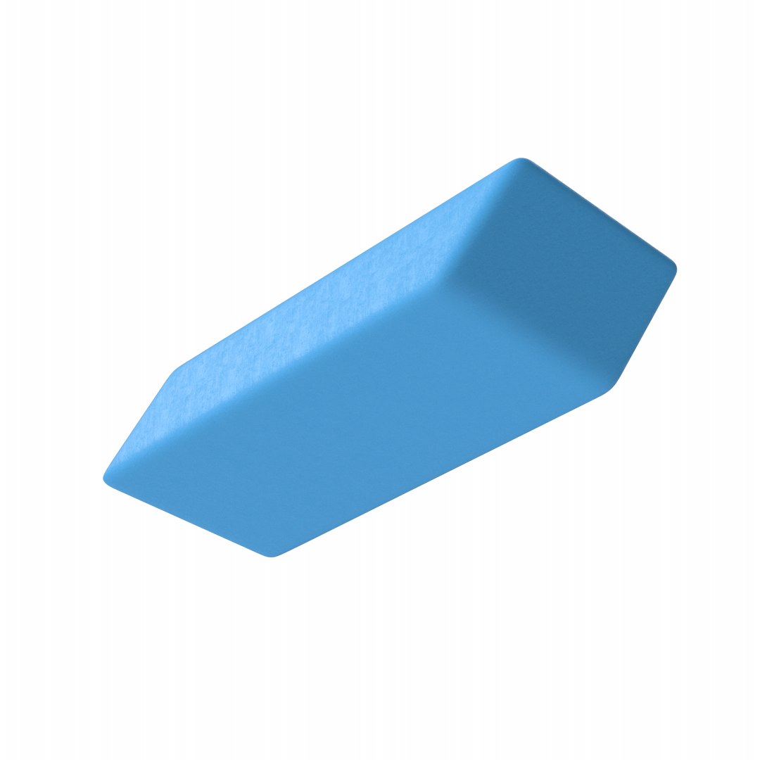Blue Eraser 3D Model - TurboSquid 1869688