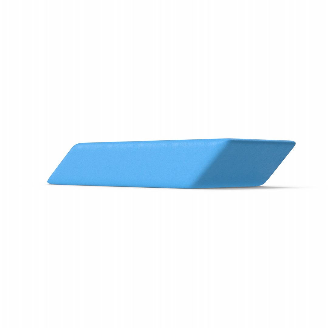 Blue Eraser 3D Model - TurboSquid 1869688