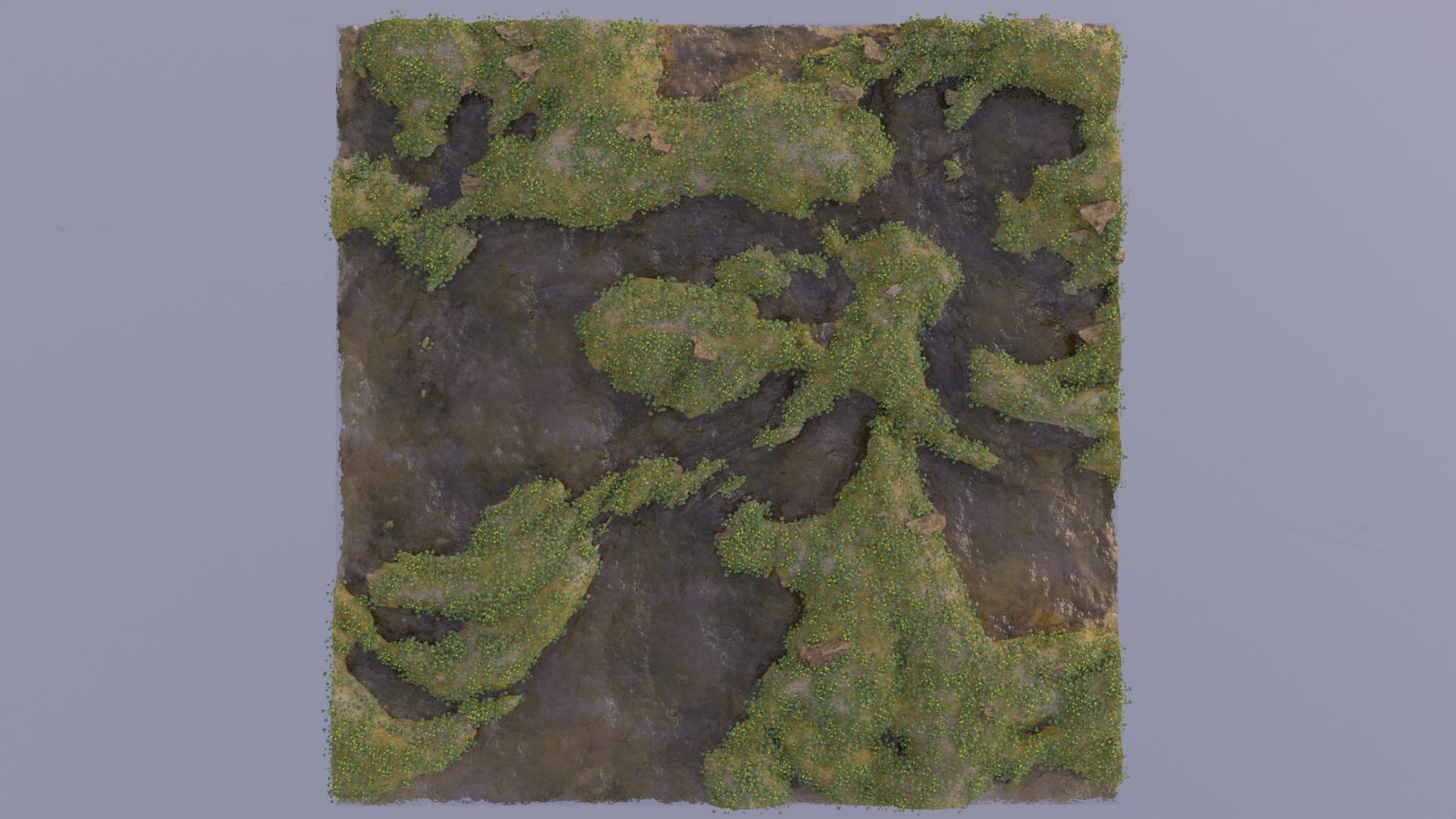 3D Plots Of Land With Water Model - TurboSquid 2141644