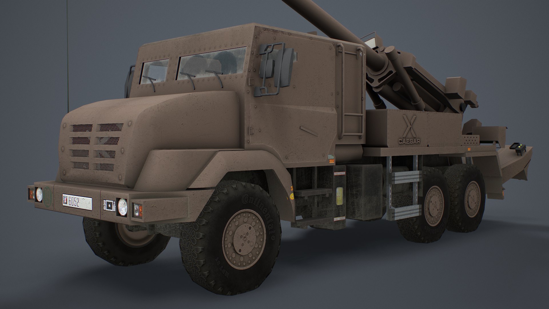 3D Caesar Artillery Model - TurboSquid 1924472