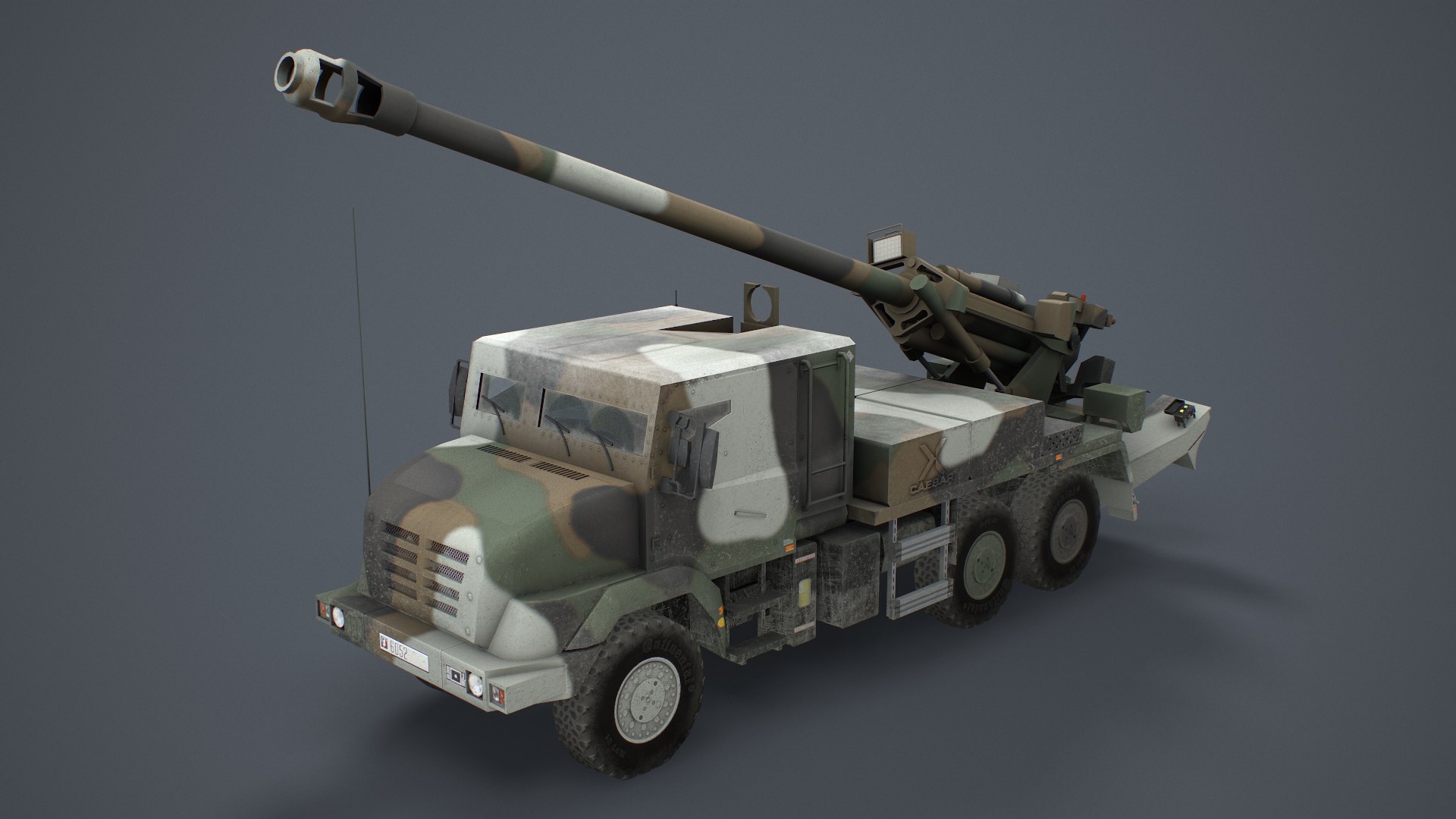3D Caesar Artillery Model - TurboSquid 1924472