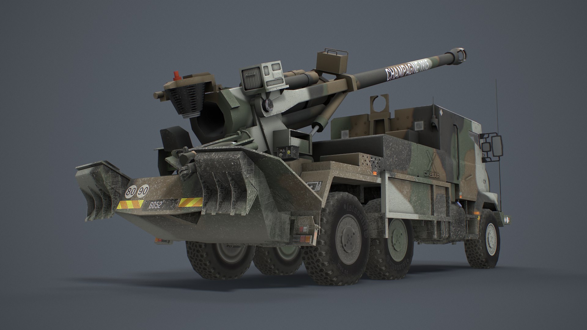 3D Caesar Artillery Model - TurboSquid 1924472