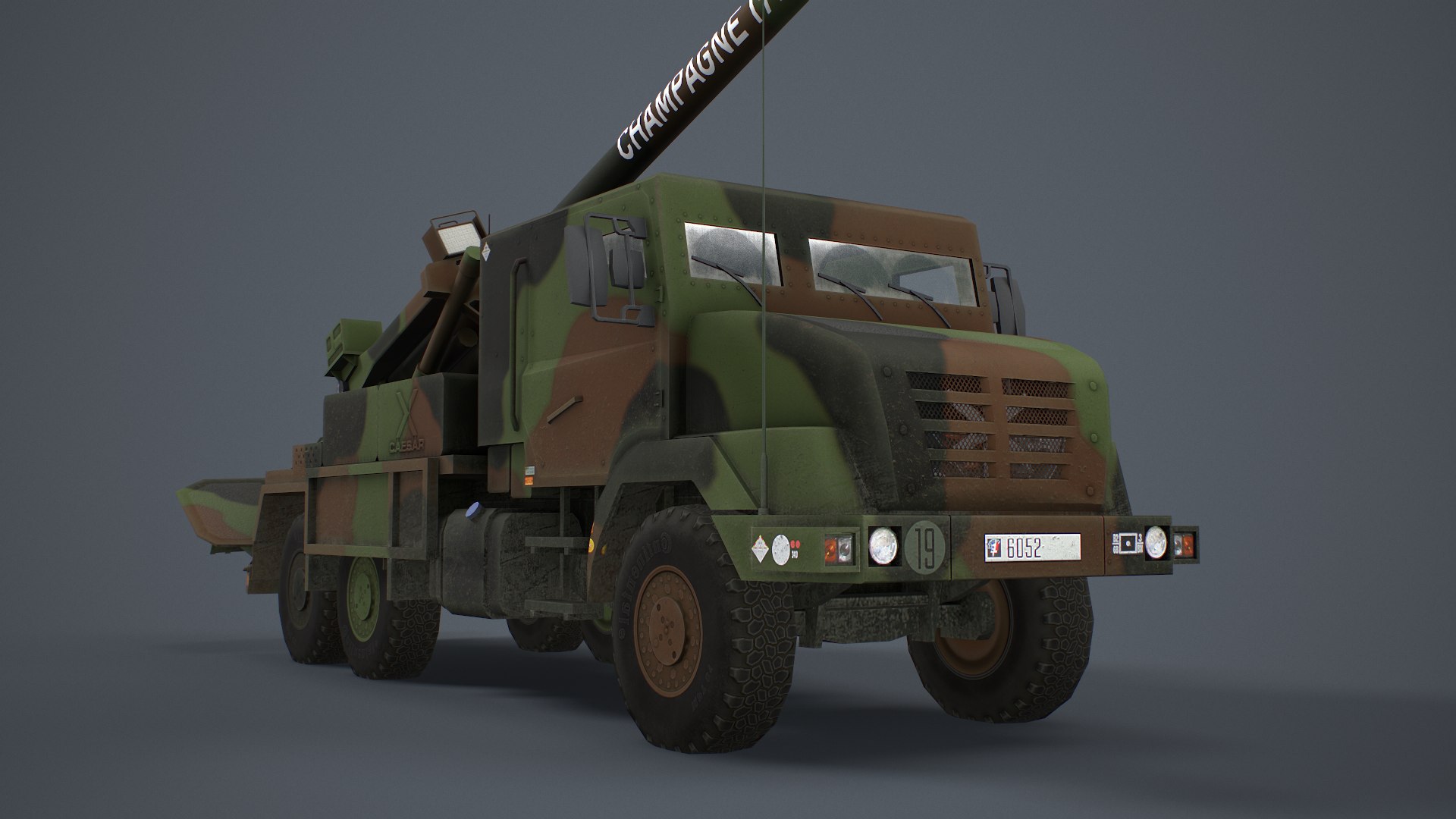 3D Caesar Artillery Model - TurboSquid 1924472