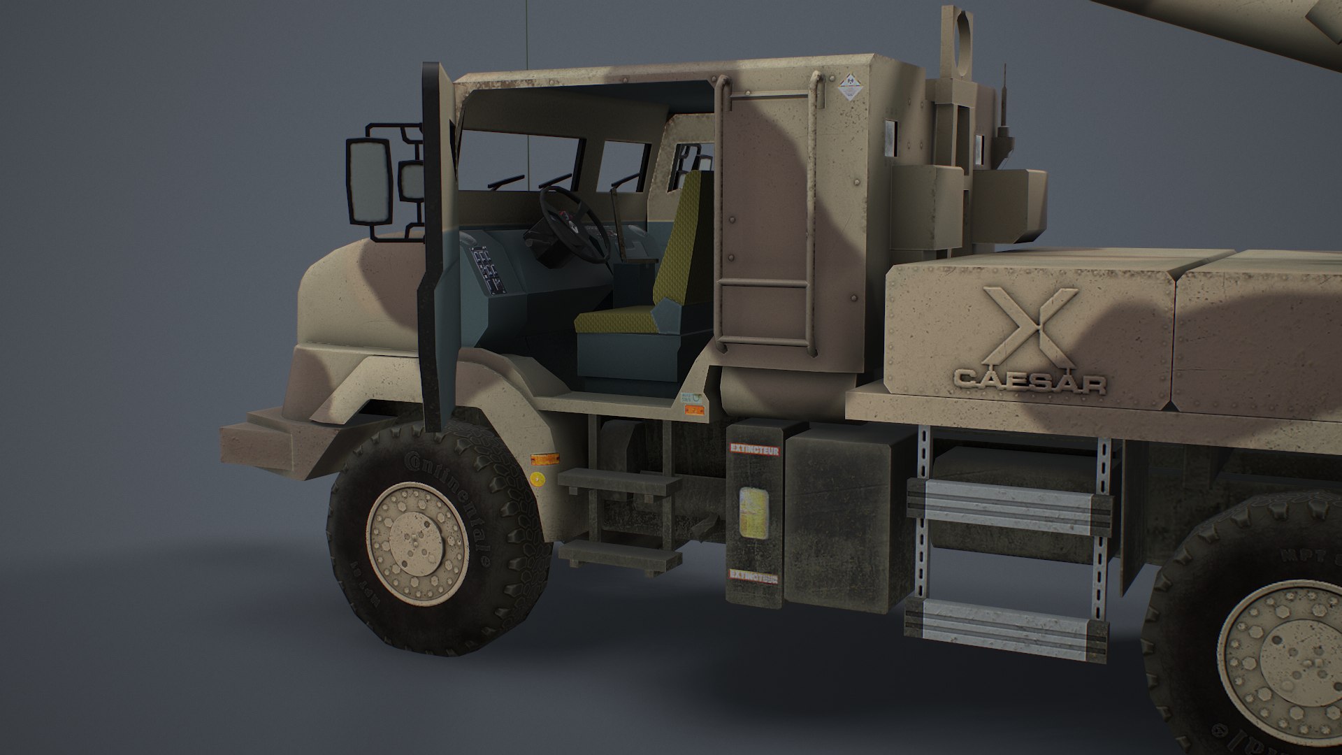 3D Caesar Artillery Model - TurboSquid 1924472