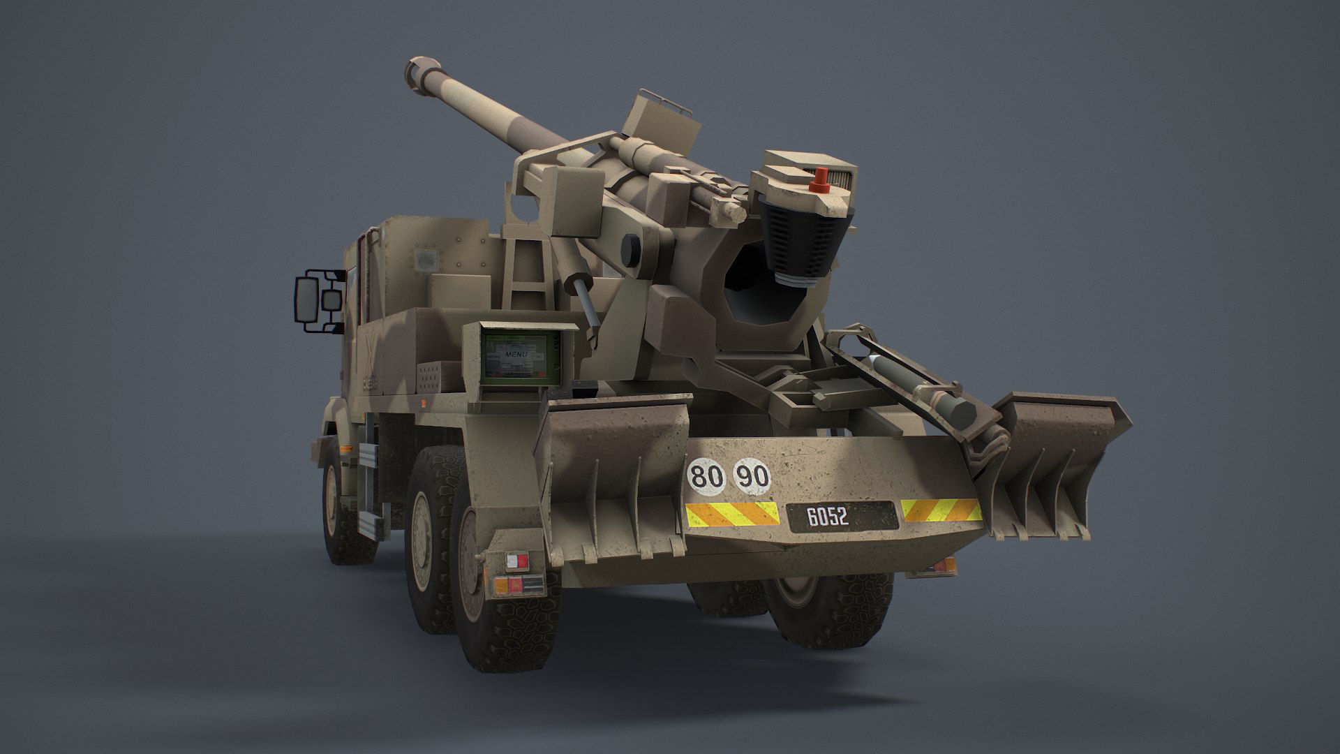 3D Caesar Artillery Model - TurboSquid 1924472
