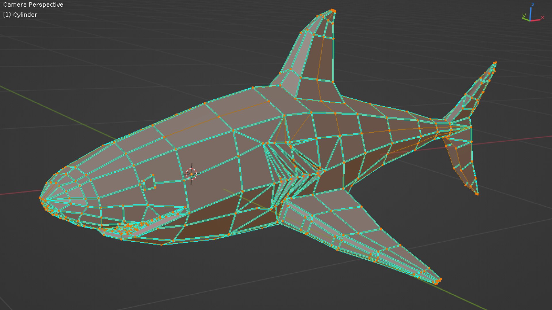 Low Poly Shark Model 3D Model - TurboSquid 2016439